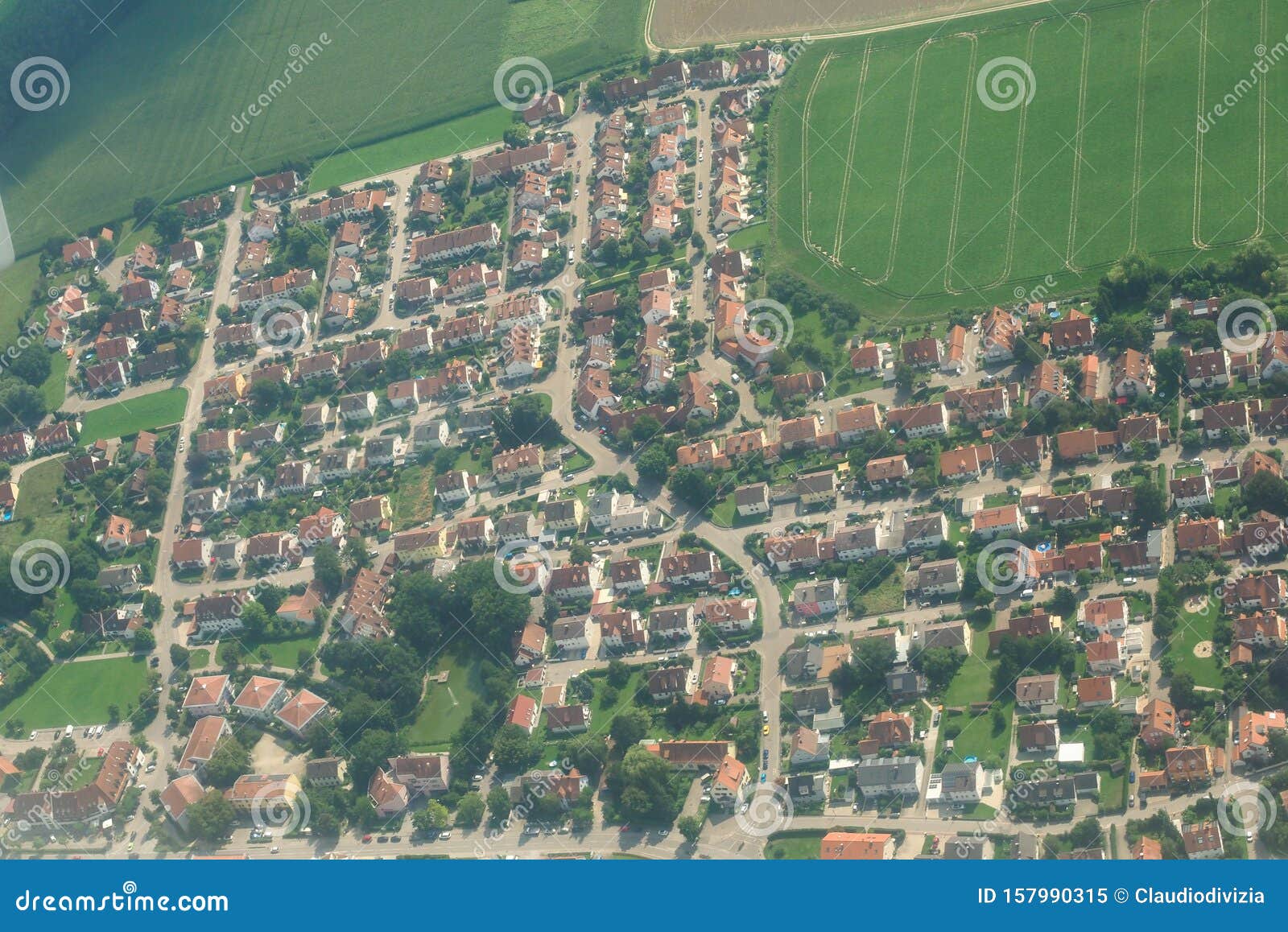 Aerial view of germany stock image. Image of germany - 157990315