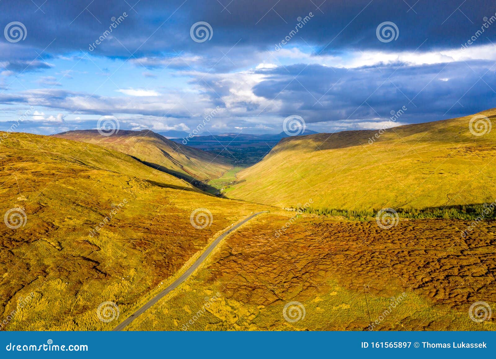 Aerial View from Glengesh Pass by Ardara, Donegal, Ireland Stock Image ...