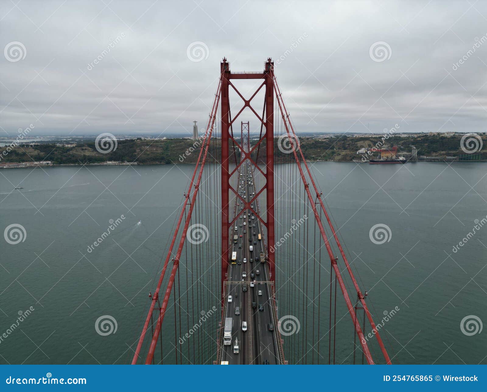 Aerial View of the Golden Gate Bridge Stock Image - Image of city ...