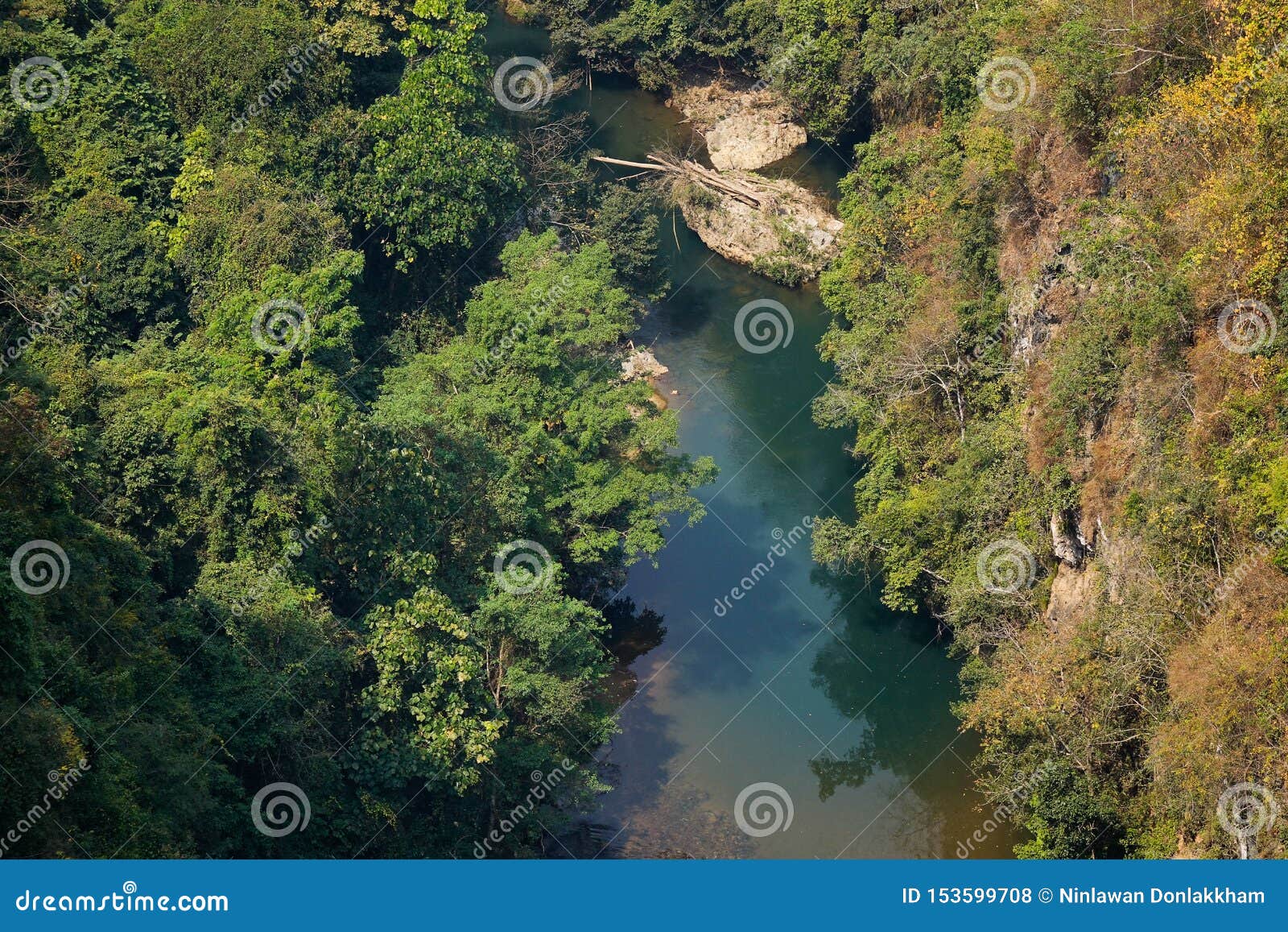 Aerial View of a Green Forest in Myanmar Stock Photo - Image of ...