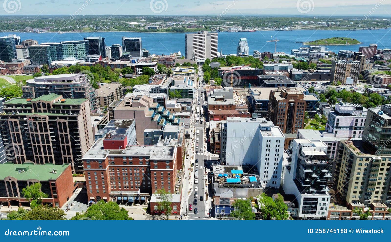 Aerial View of Halifax Municipality Stock Photo - Image of travel ...
