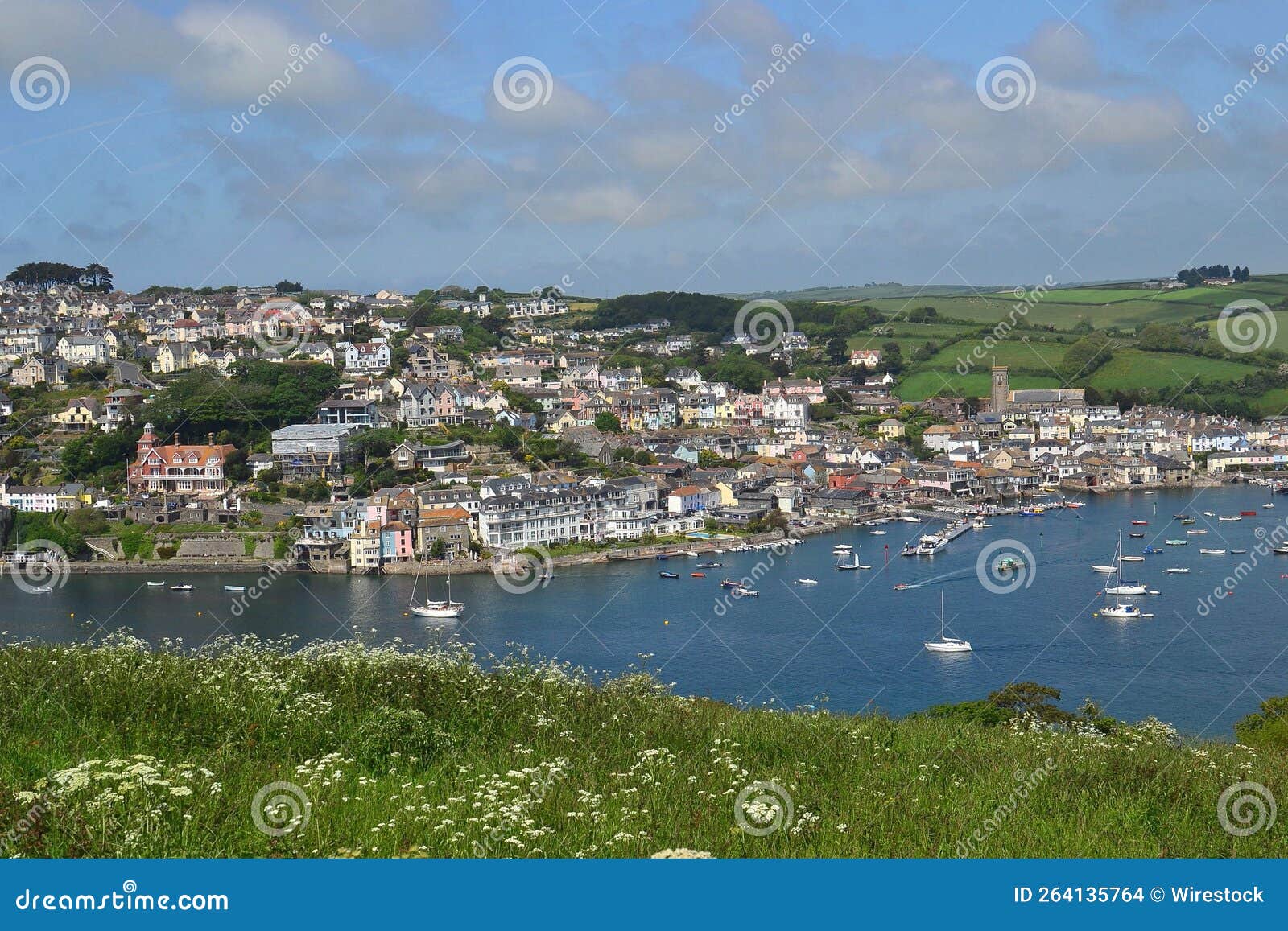 Aerial view of the harbor stock photo. Image of coast - 264135764