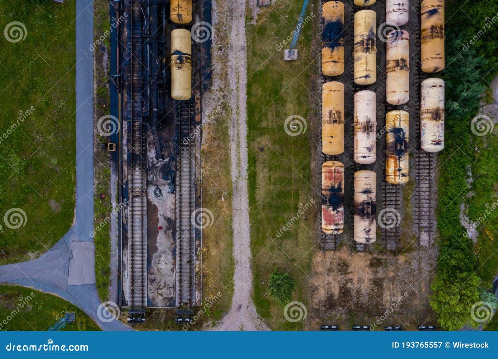 Heavy Freight Train Pulled By Diesel Locomotive Royalty-Free Stock ...
