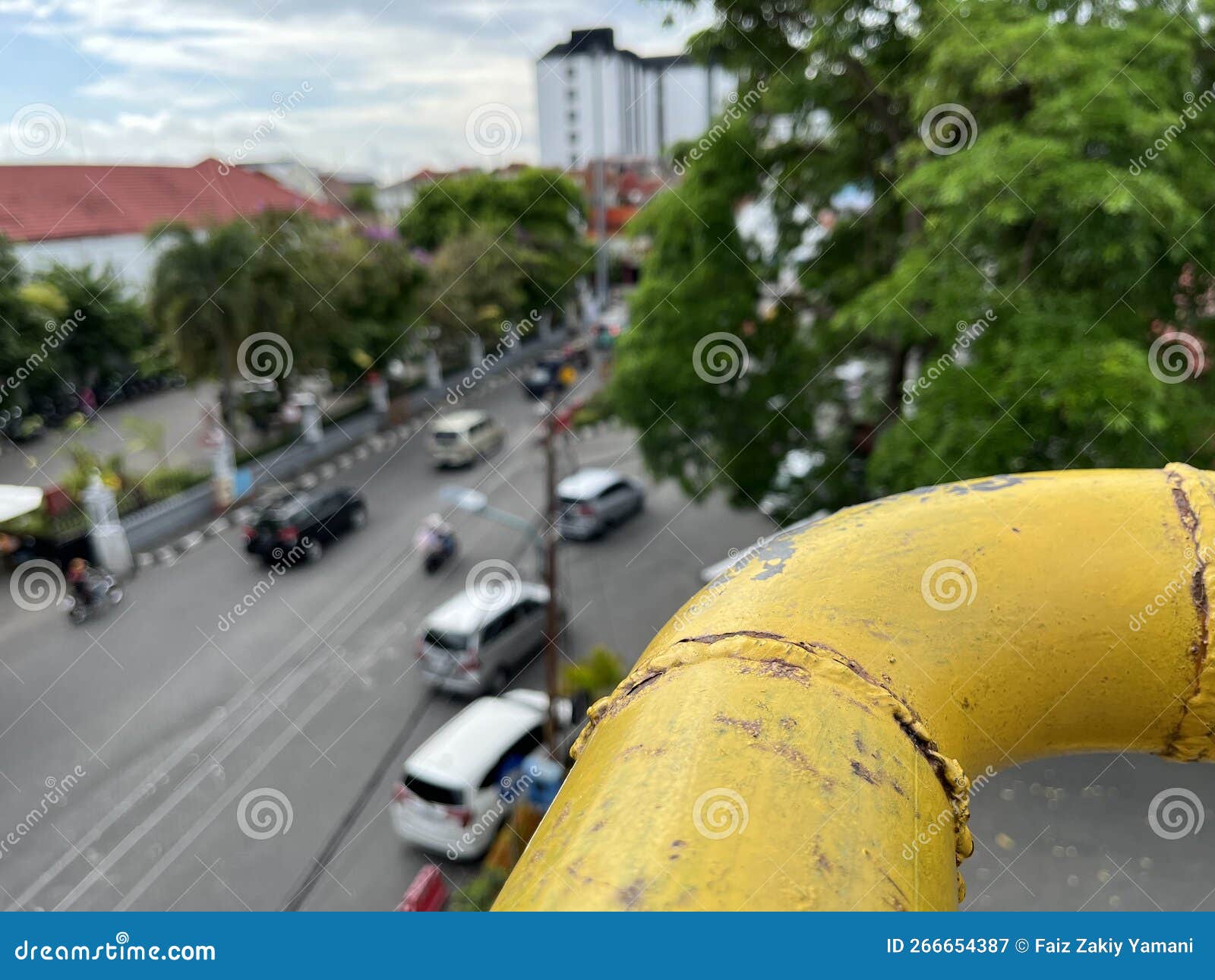 Aerial View of Hectic Traffic at Peak Hour Stock Image - Image of ...