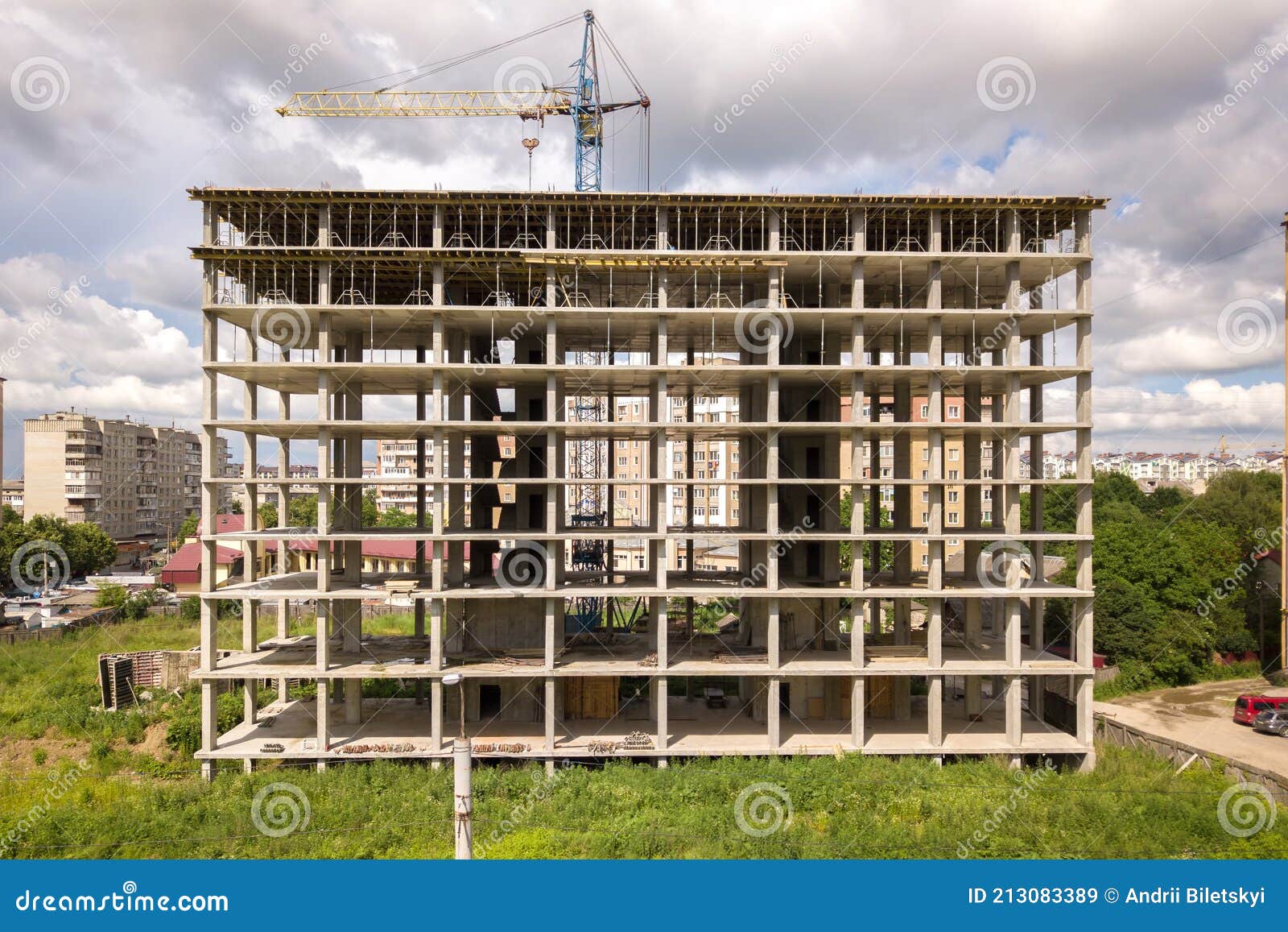 Frame-monolithic Construction. Building Of A High-rise Building Using ...