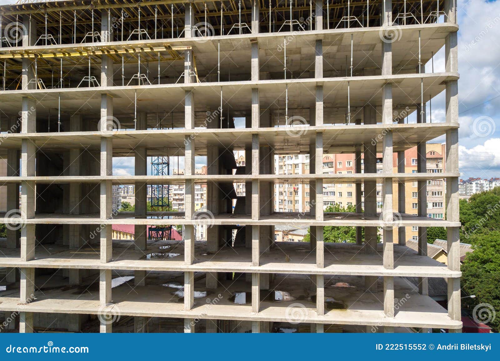 Frame-monolithic Construction. Building Of A High-rise Building Using ...