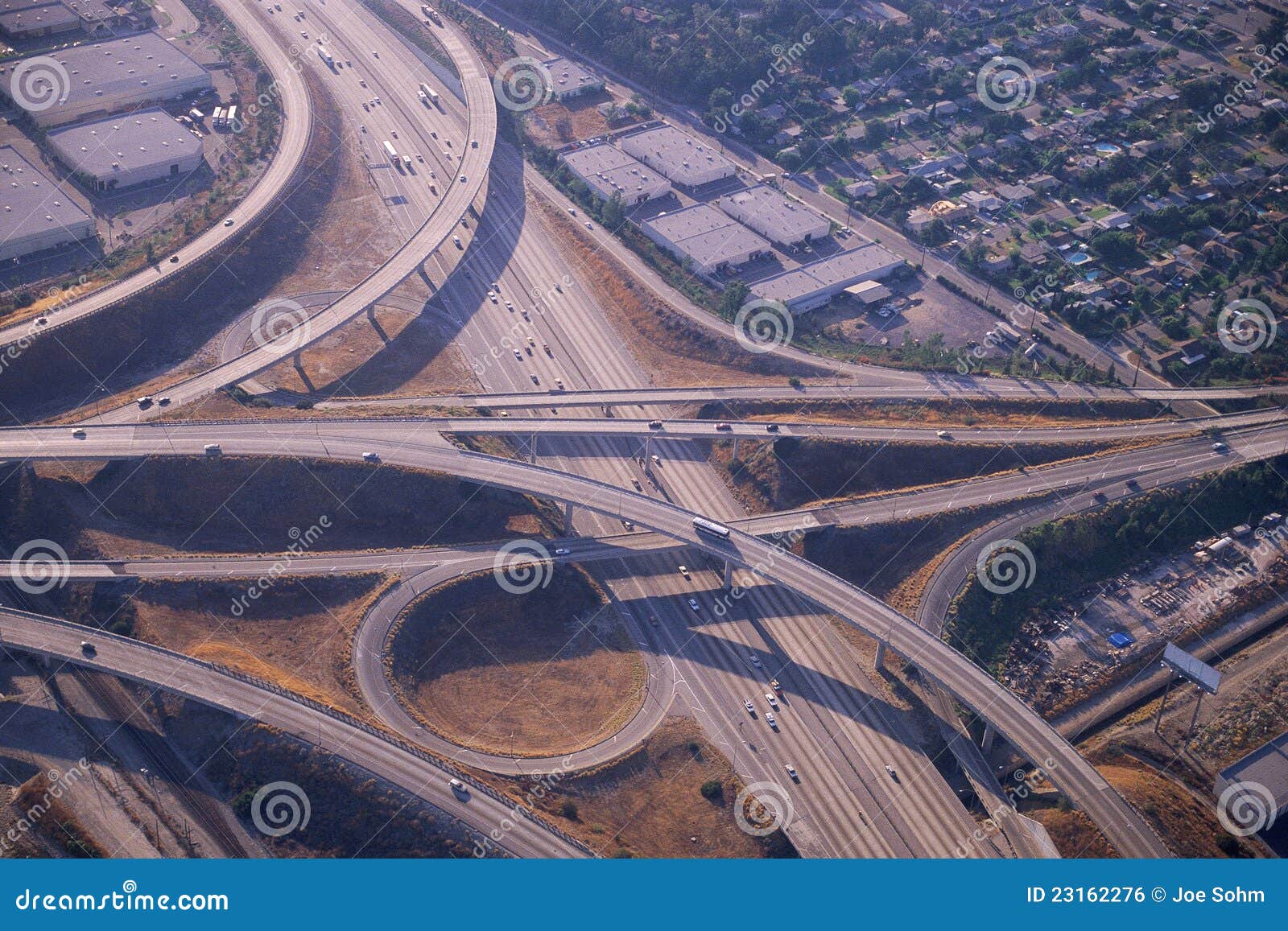 Aerial view of highway editorial photo. Image of pattern - 23162276