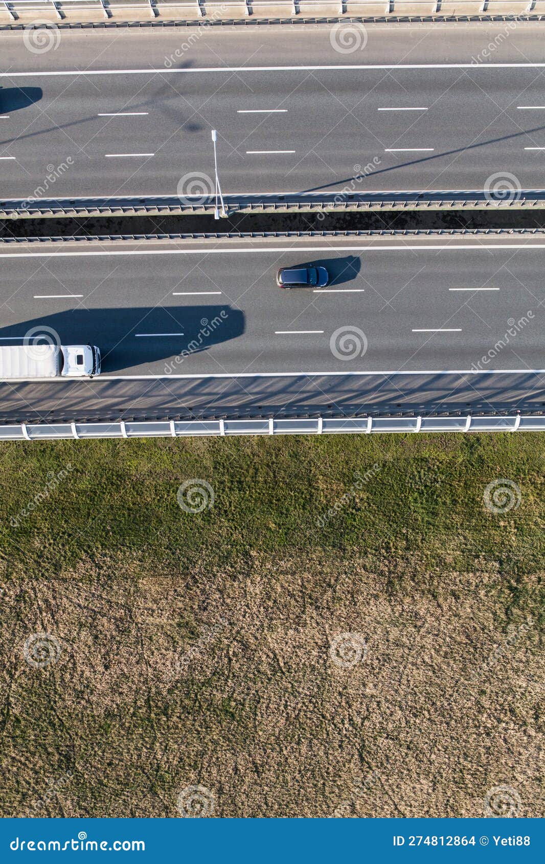 Aerial view of the higway stock photo. Image of land - 274812864