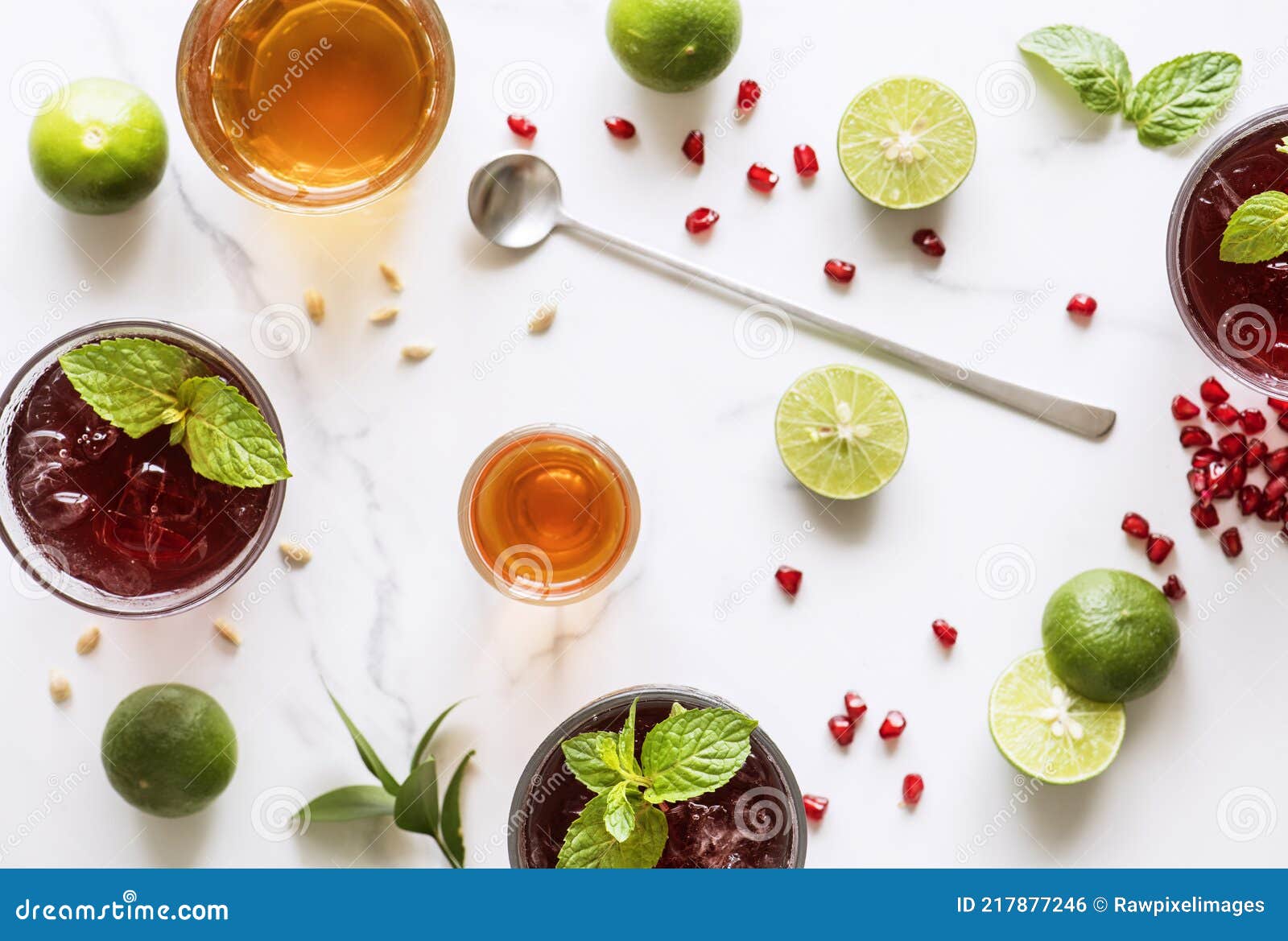 Homemade Summer Cold Raspberry Lemon Cocktail With Sparkling Water And ...