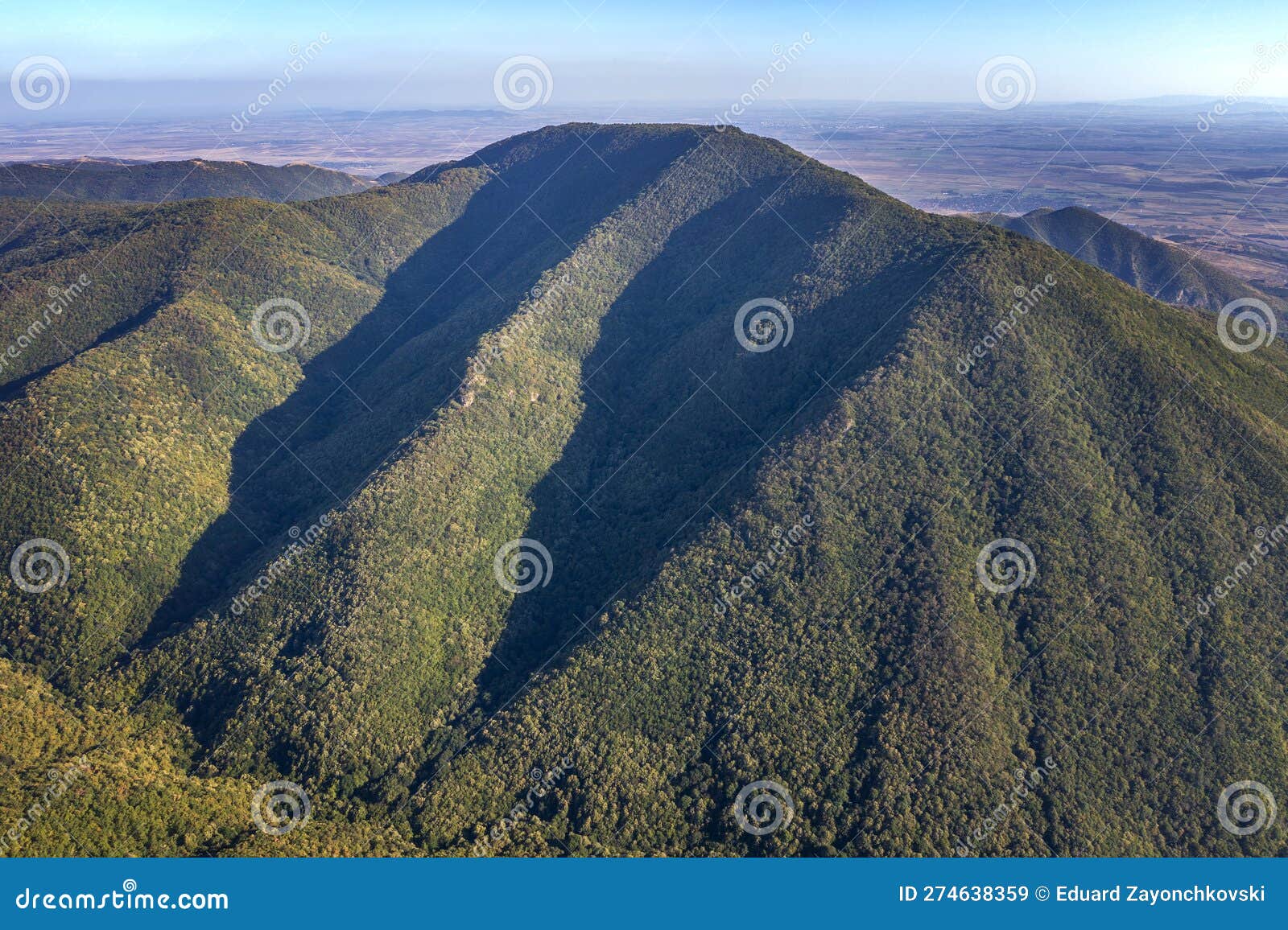 Aerial View of Huge Mountain Hills Stock Image - Image of beautiful ...
