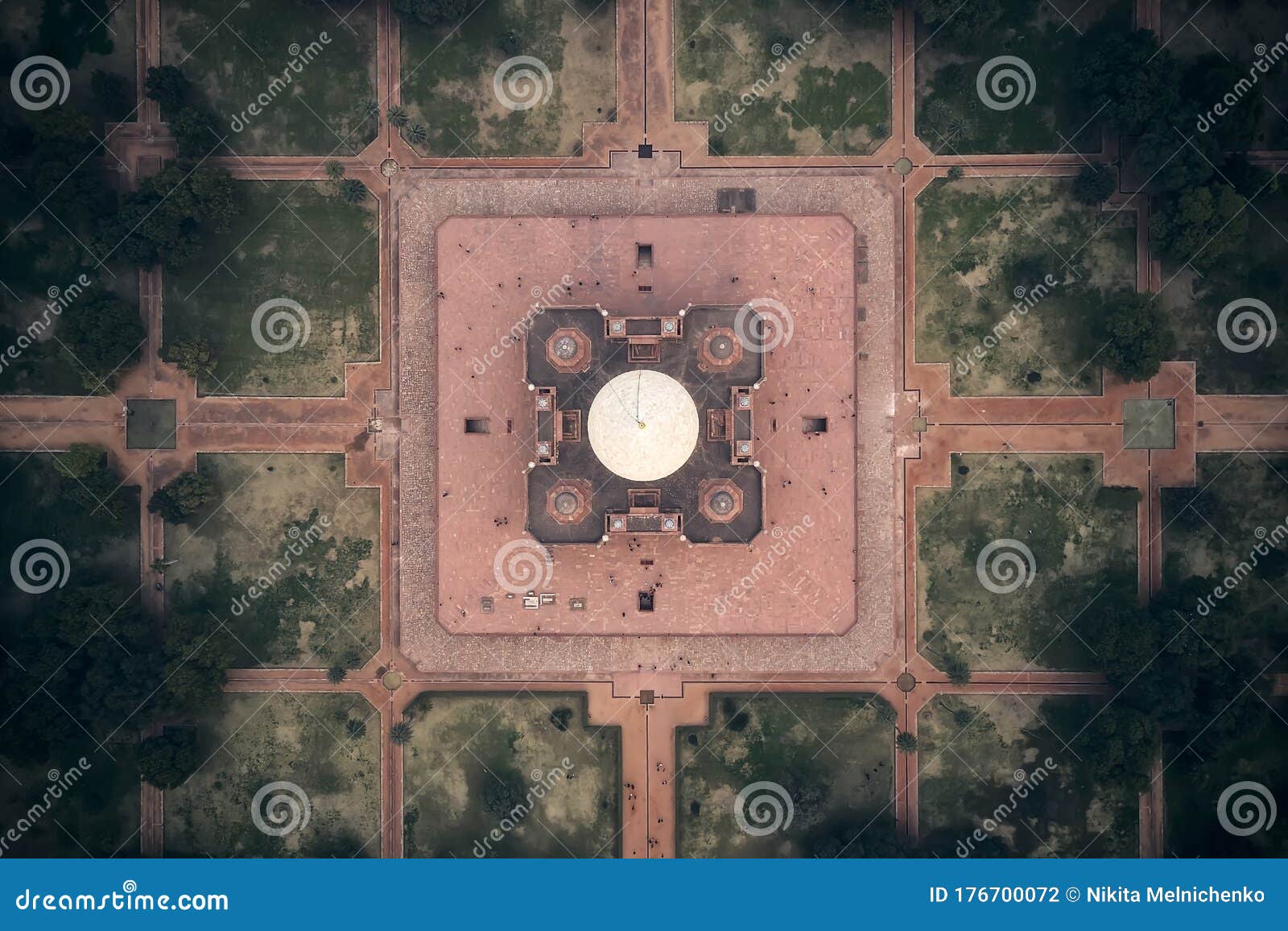 Aerial View of the Humayun`s Tomb in Delhi, India. Stock Photo - Image ... Aerial View of the Humayun`s Tomb in Delhi, India. Stock Photo - Image ...