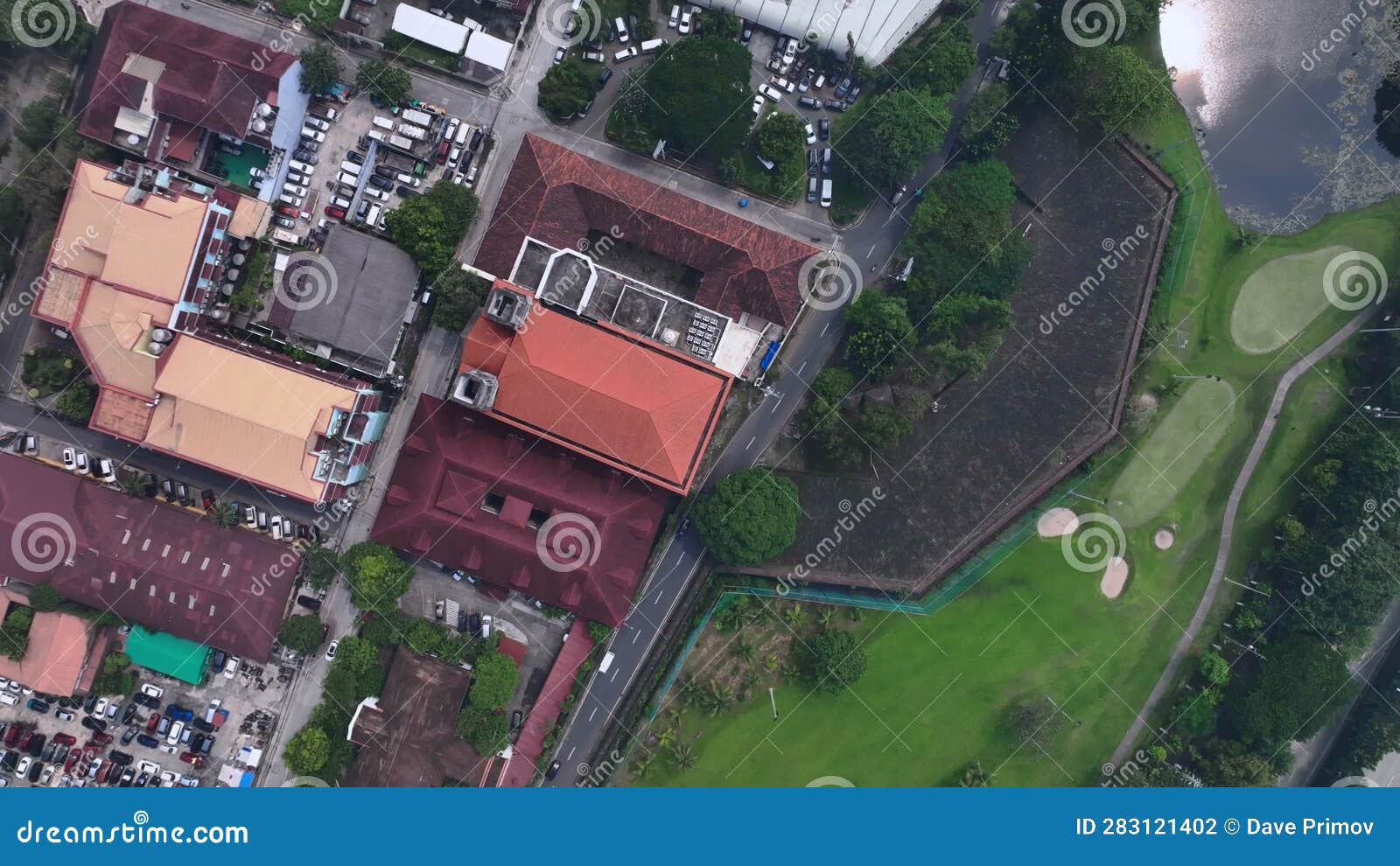 Aerial View of the Intramuros Area in Manila Stock Footage - Video of ...