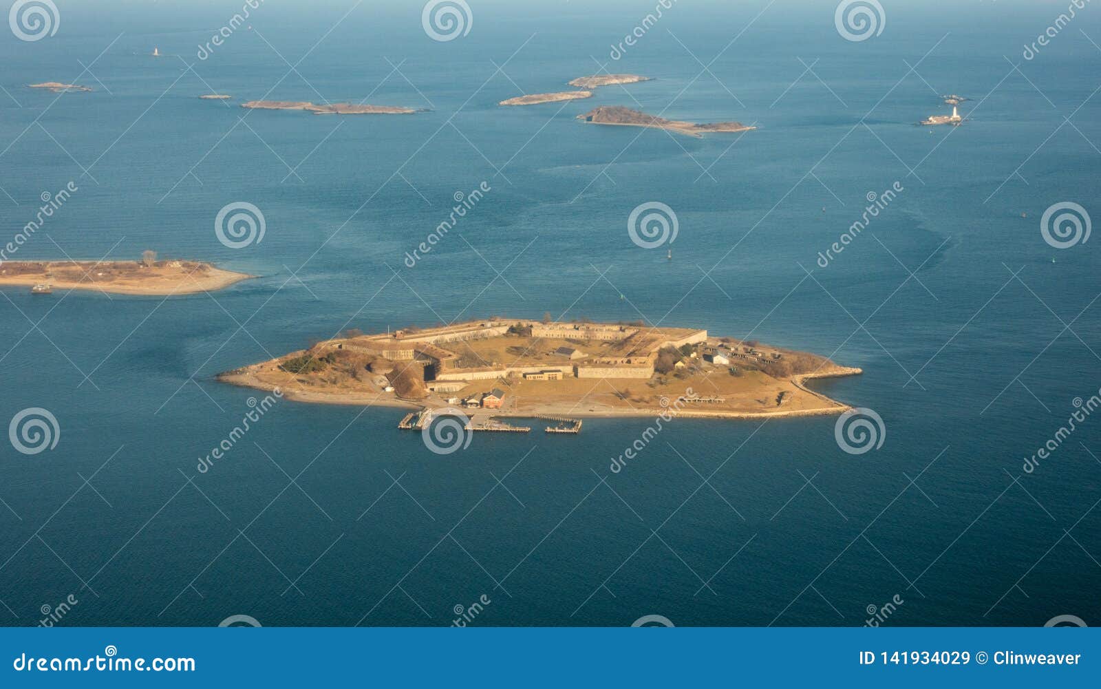 Aerial View of Islands stock image. Image of island - 141934029