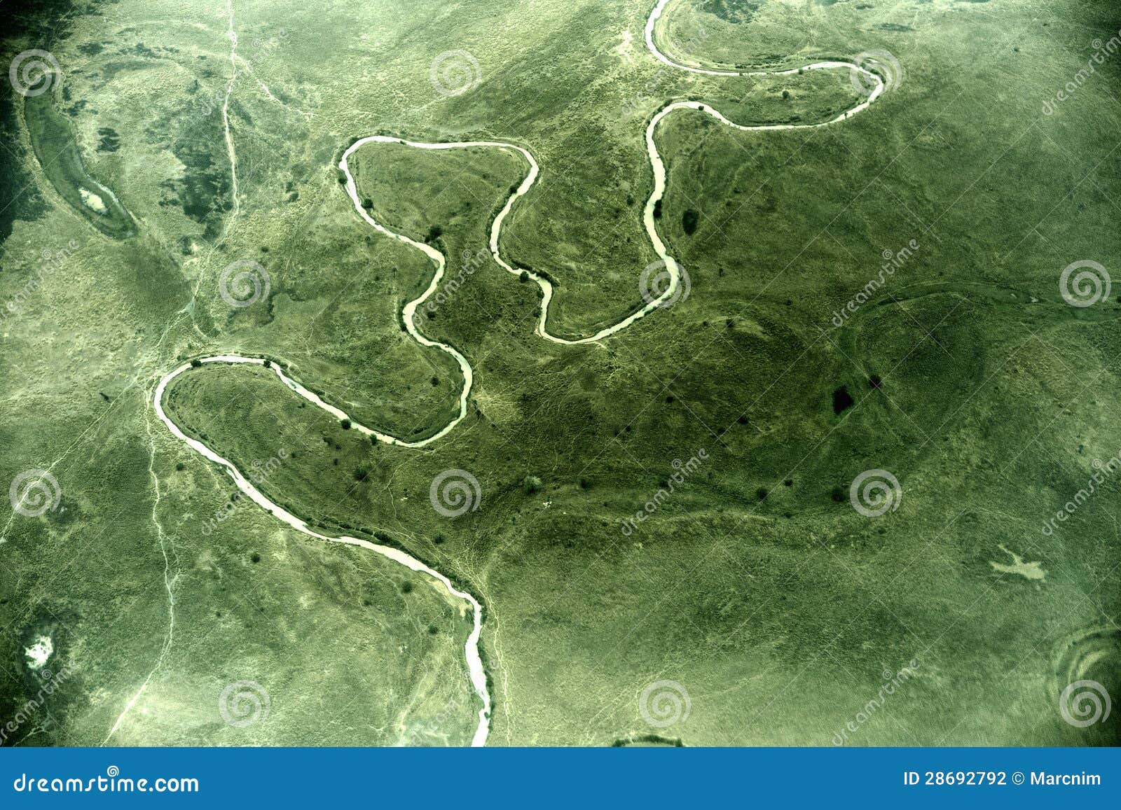 Aerial View of Landscape in South Sudan Stock Photo - Image of sudan ...
