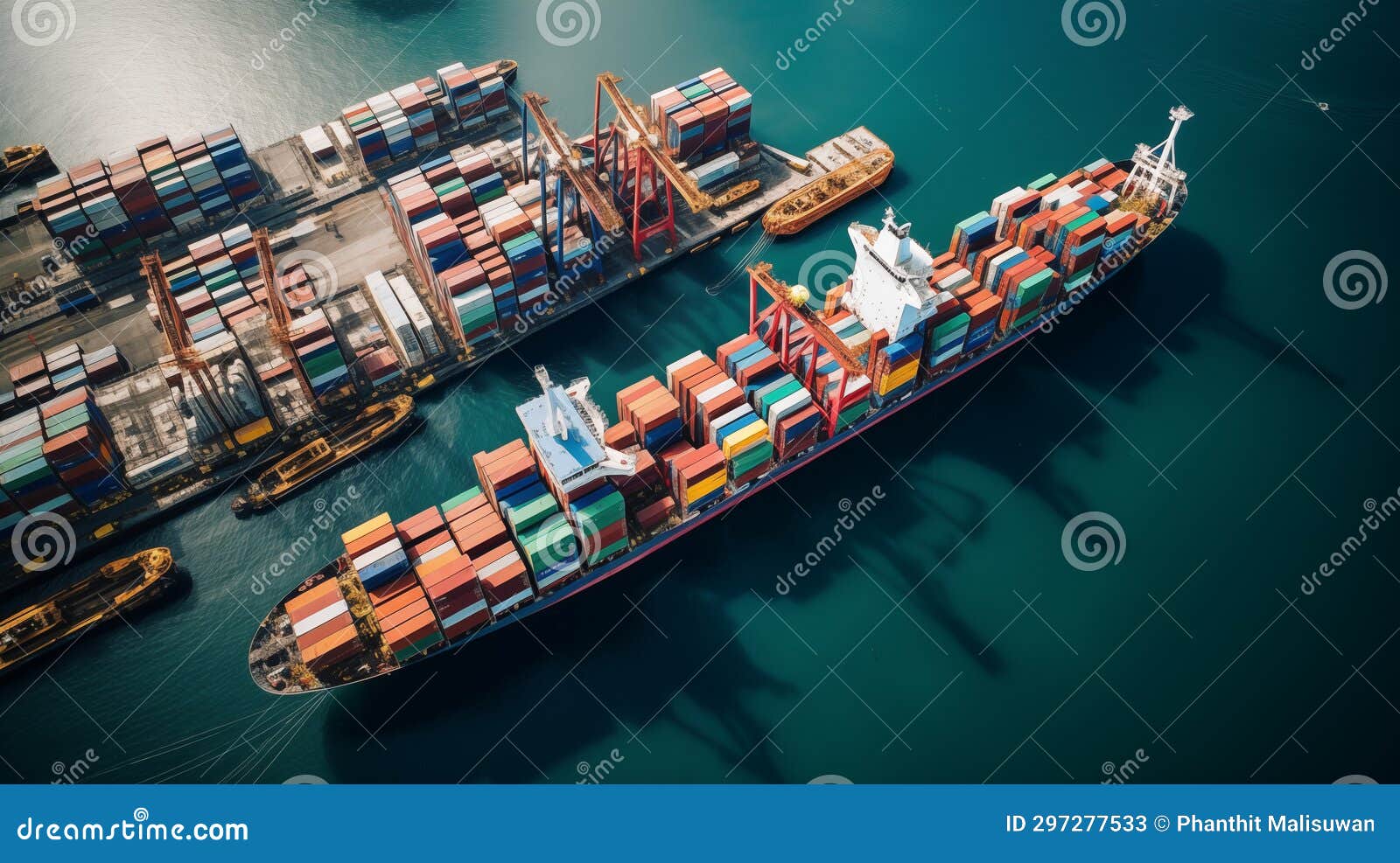 Raw Materials A Logistics Supply Chain Diagram Obj Stock Photo ...