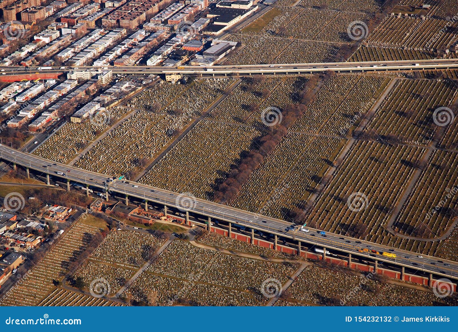 An Aerial View of a Large Cemetery Editorial Photography - Image of ...