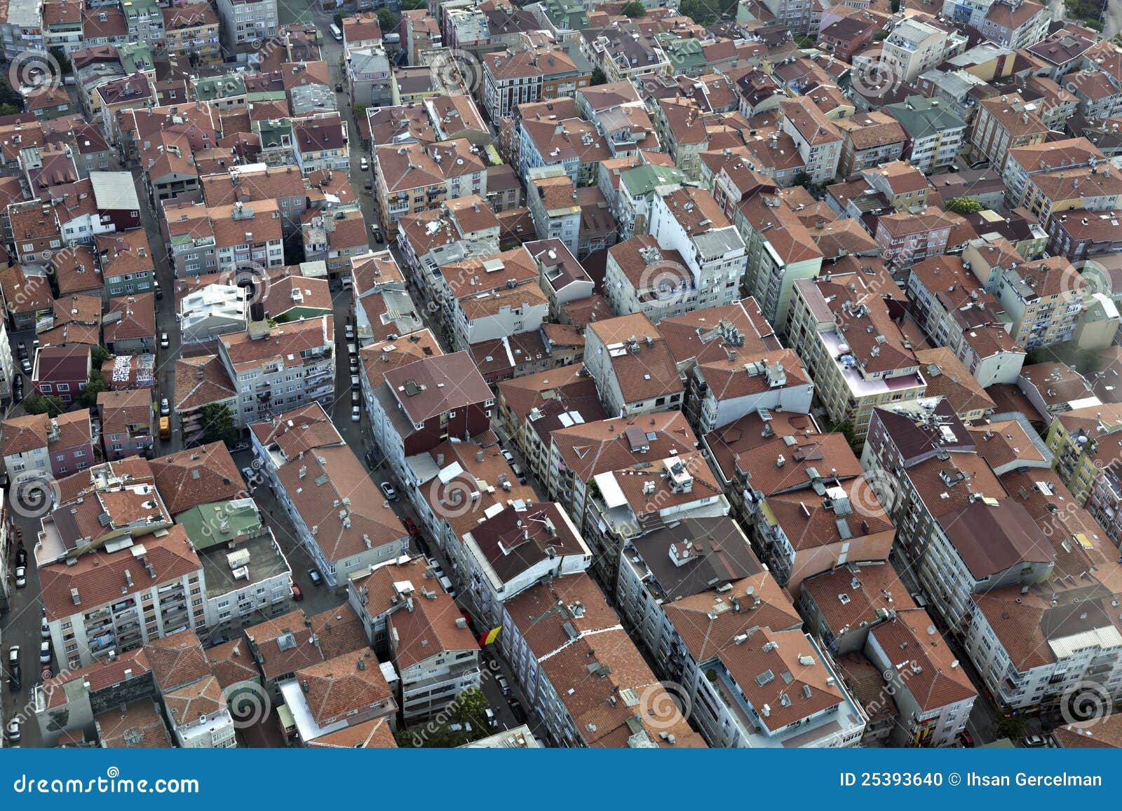 Aerial View on Levent District of Istanbul Stock Photo - Image of ...
