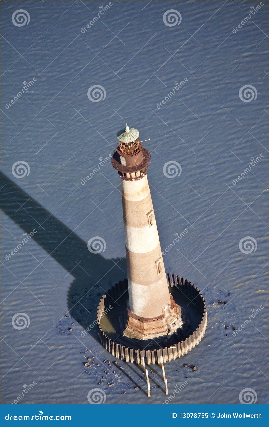 Aerial view of lighthouse stock image. Image of atlantic - 13078755