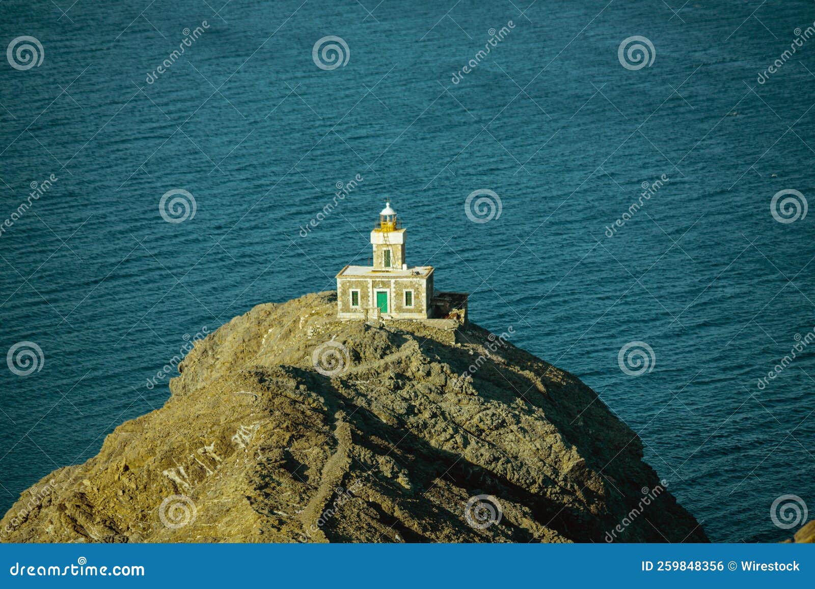 Aerial View of a Lighthouse Stock Photo - Image of ocean, tourism ...