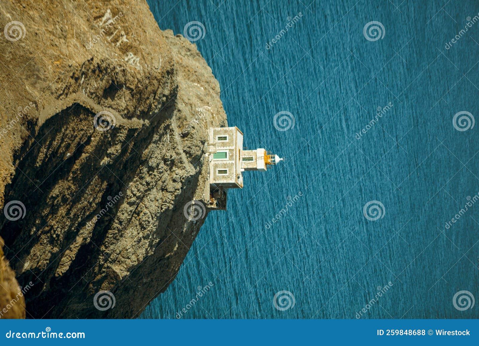 Aerial View of a Lighthouse Stock Photo - Image of beautiful, travel ...