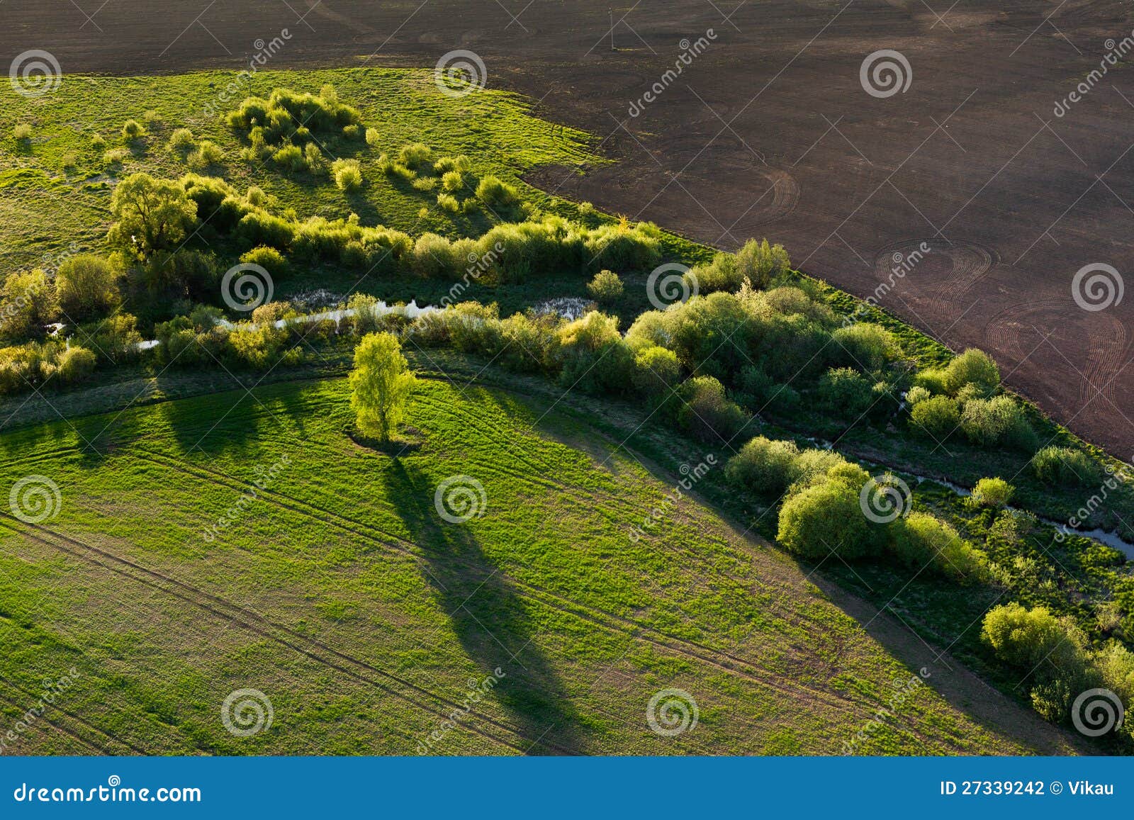 Aerial View of Lithuanian Countryside Stock Photo - Image of europe ...