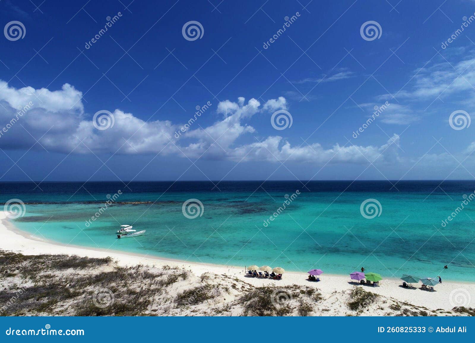 Aerial View of Los Roques Island and Beach Stock Image - Image of islet, aerial: 260825333