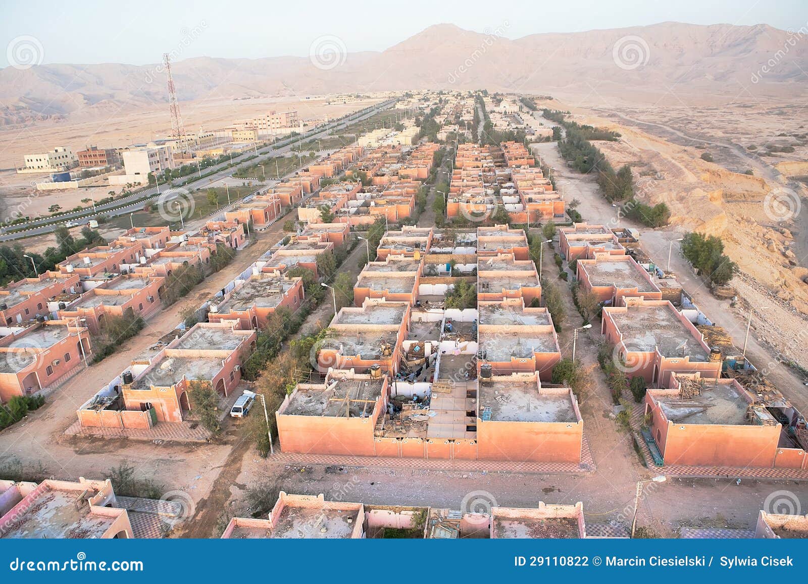 Aerial view on Luxor stock photo. Image of building, egypt - 29110822