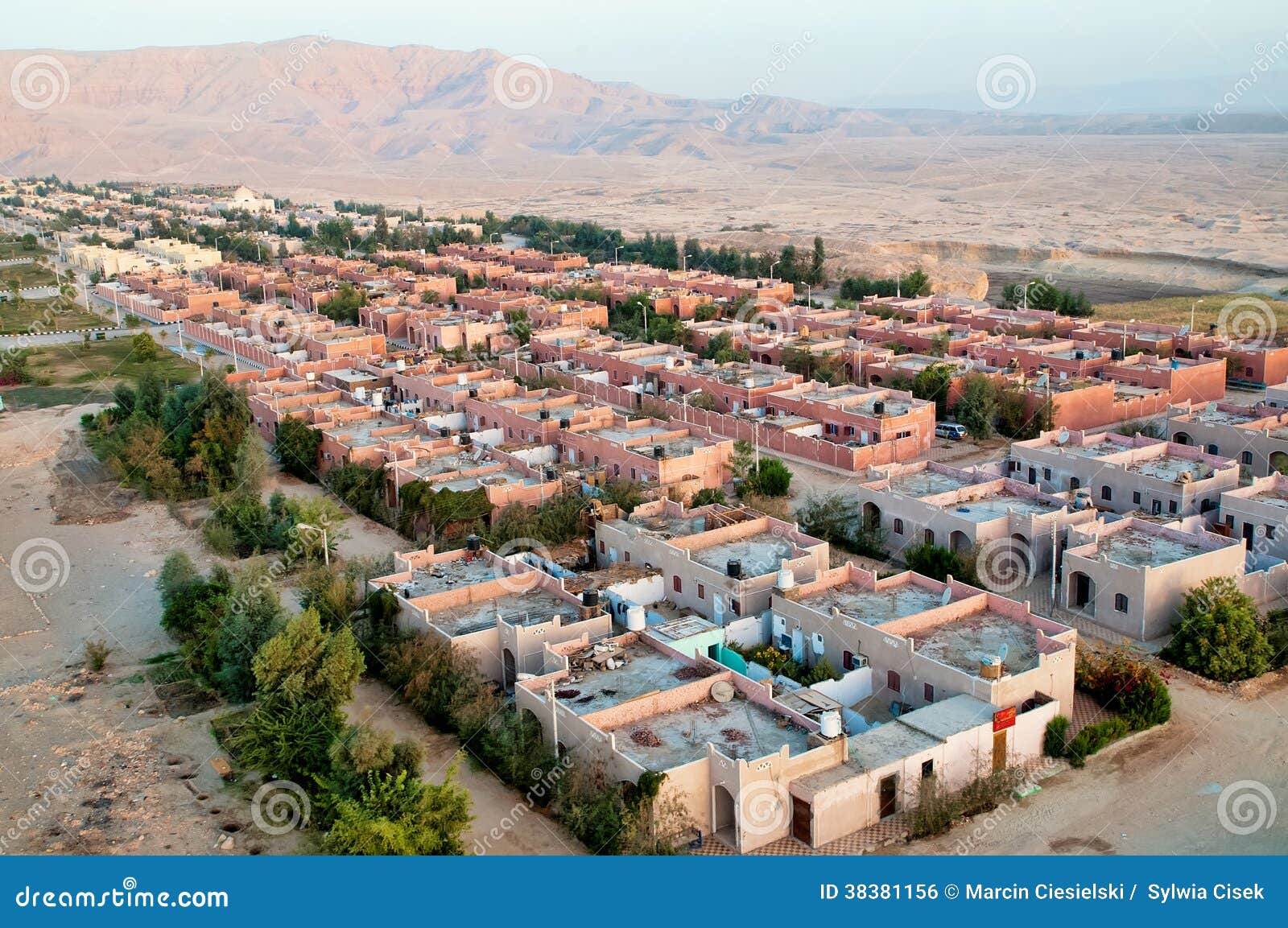 Aerial View on Luxor Residental Area Editorial Photo - Image of egypt ...