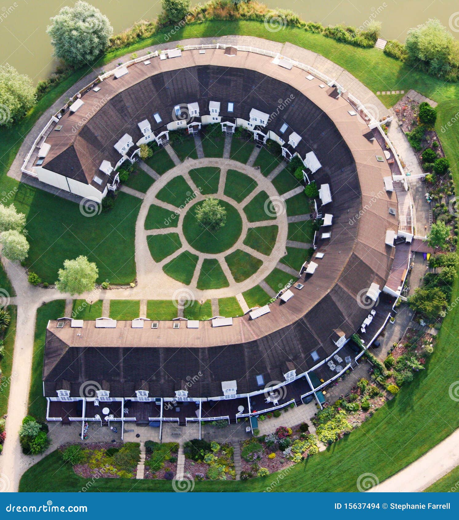 Aerial View of Luxury Houses Stock Photo - Image of plan, grass: 15637494