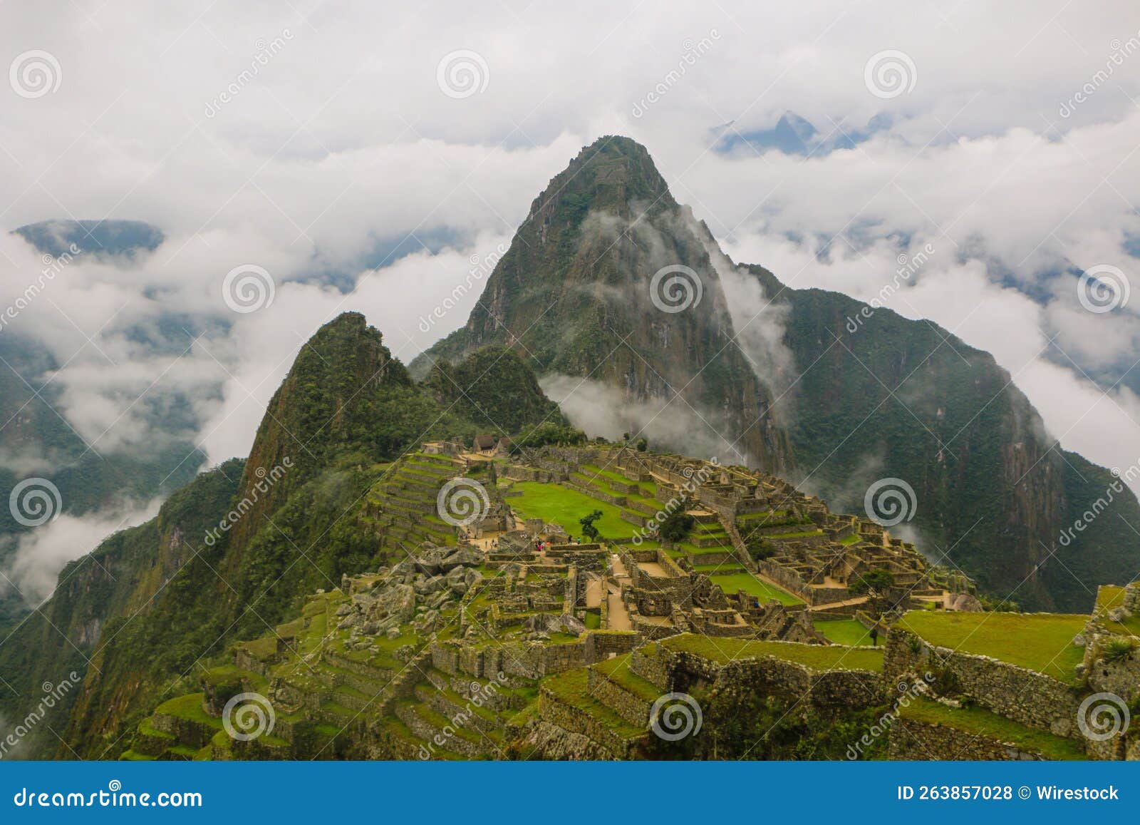 Aerial View of Machu Picchu in Peru Stock Photo - Image of peru ...