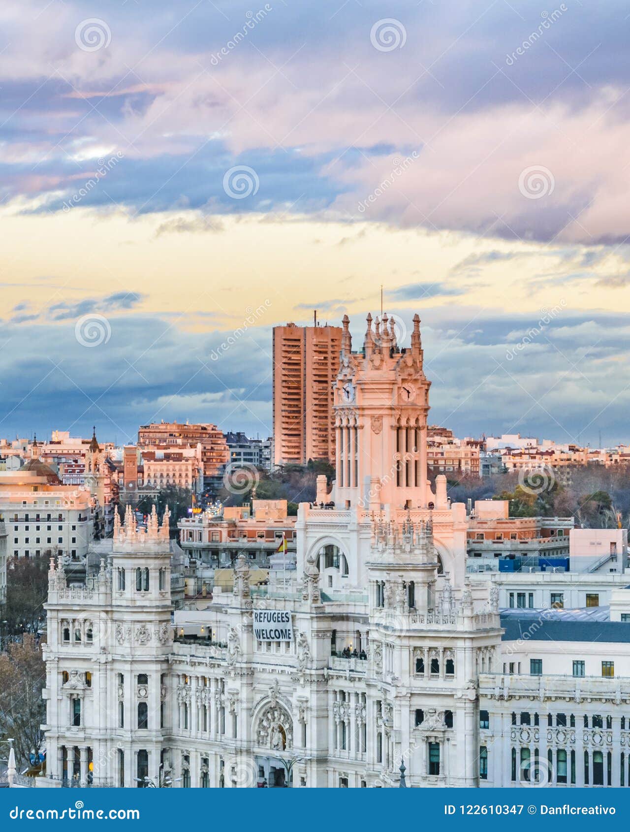 Aerial View Madrid Cityscape Stock Image - Image of cibeles, skyline ... Aerial View Madrid Cityscape Stock Image - Image of cibeles, skyline ...