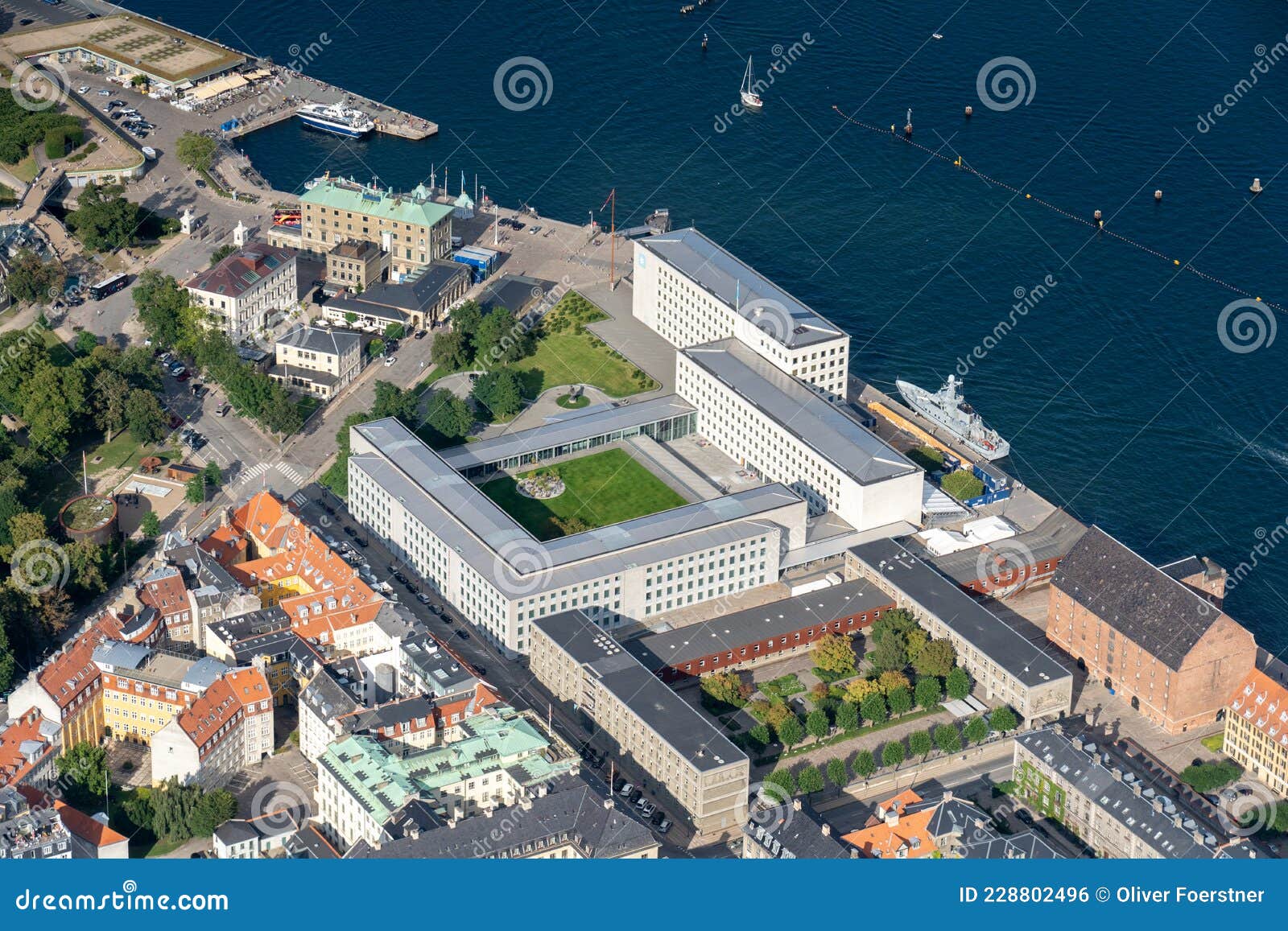 Aerial View of Maersk Head Office in Copenhagen Editorial Photo - Image ...