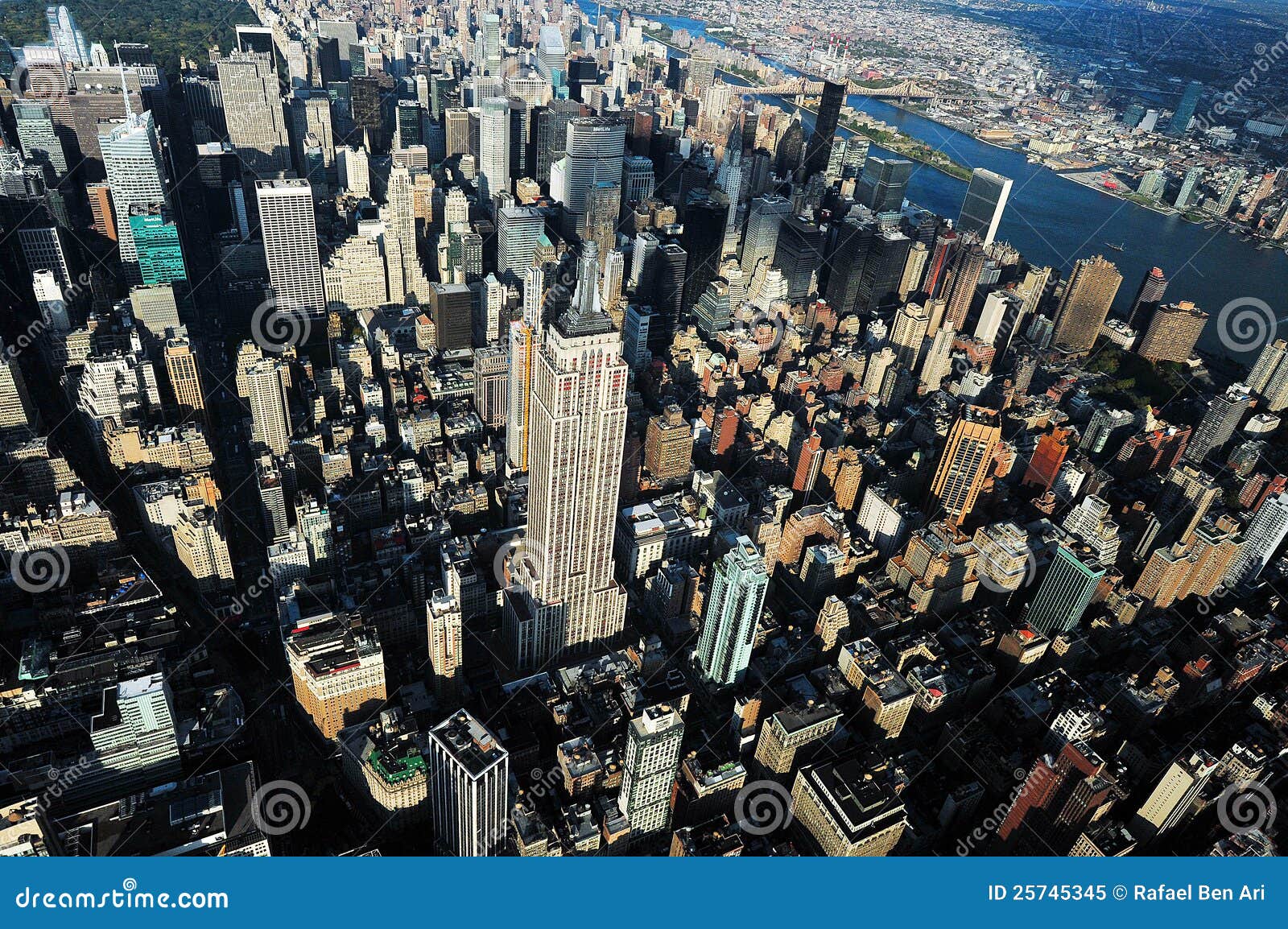Aerial view of Manhattan editorial image. Image of aerial - 25745345