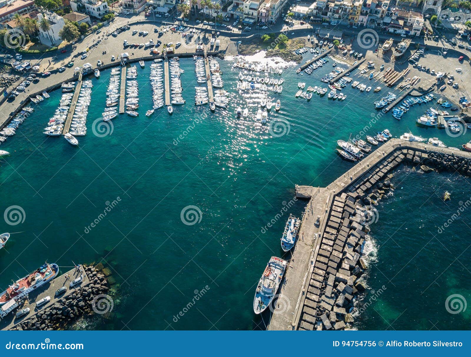 Aerial view of the Marina stock photo. Image of luxury - 94754756