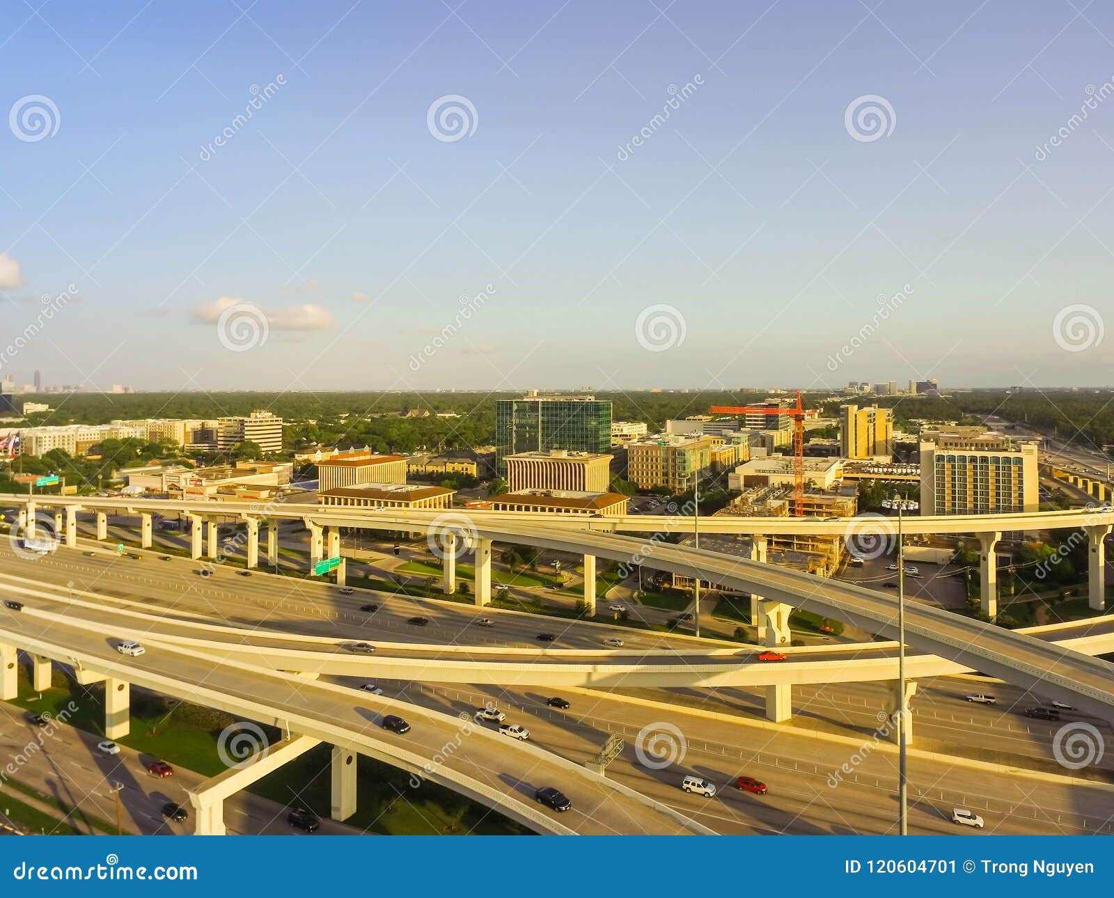 Top View Massive Highway Intersection, Stack Interchange Editorial ...