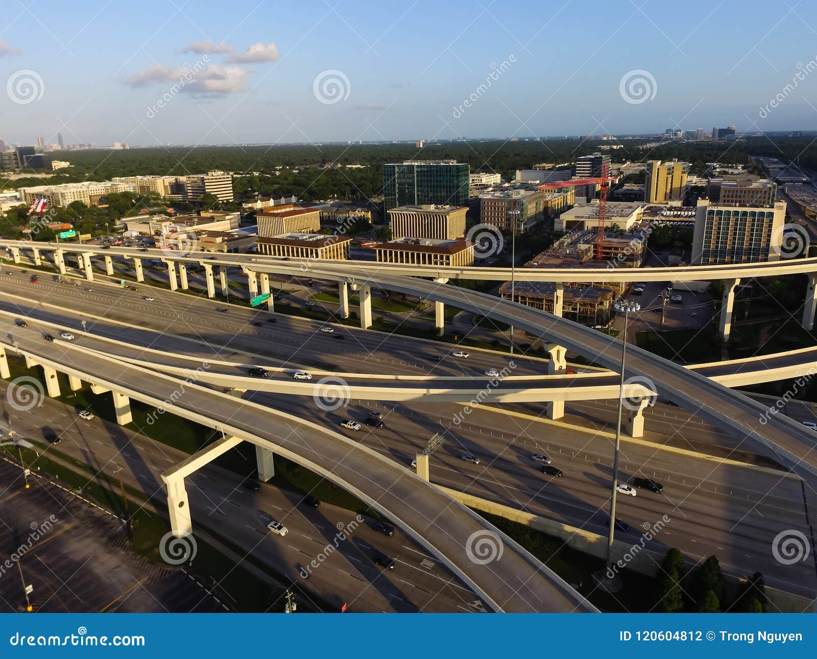 Top View Massive Highway Intersection, Stack Interchange Editorial ...