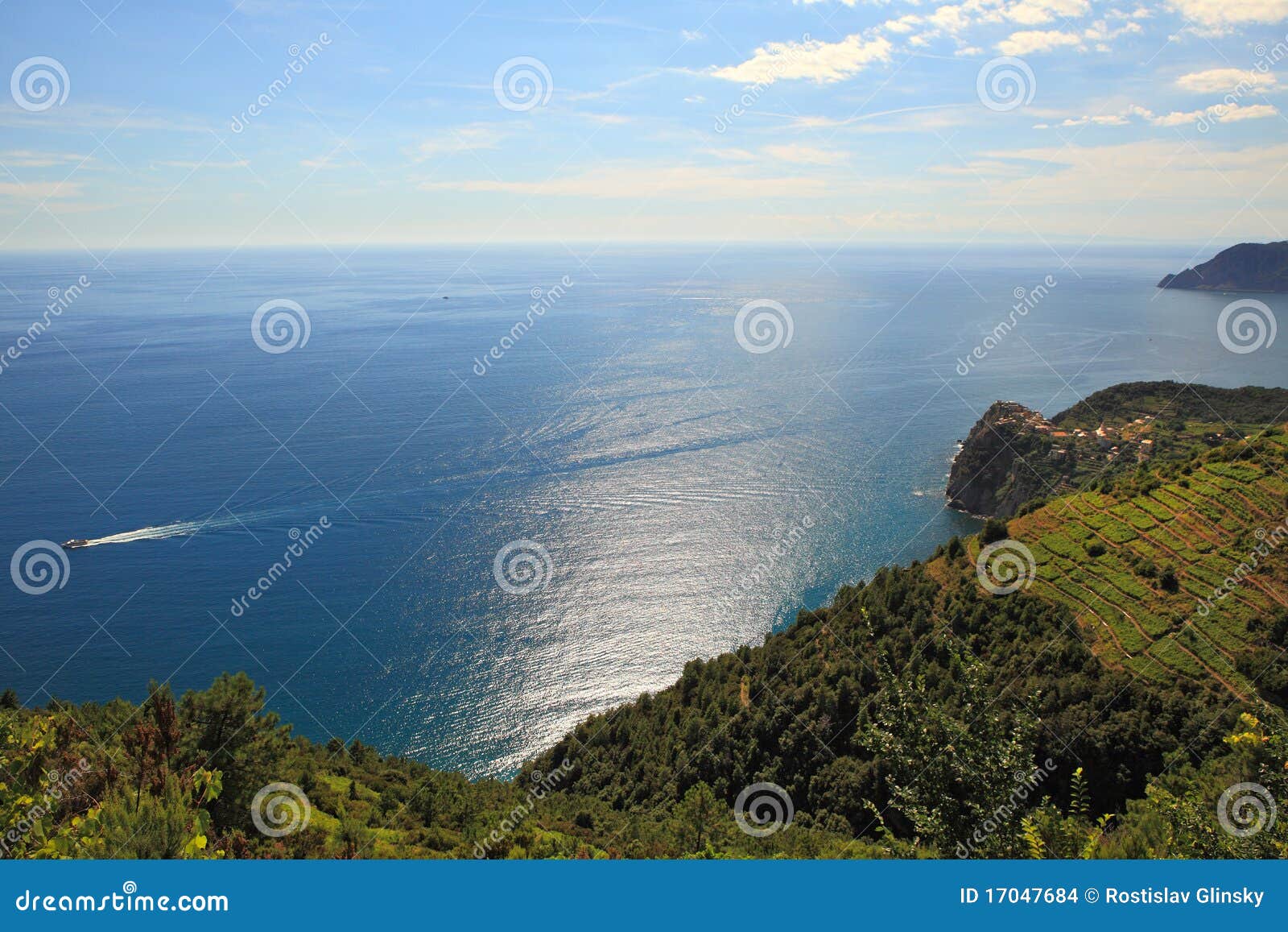 Aerial View on Mediterranean Sea. Stock Photo - Image of tourism, italy ...