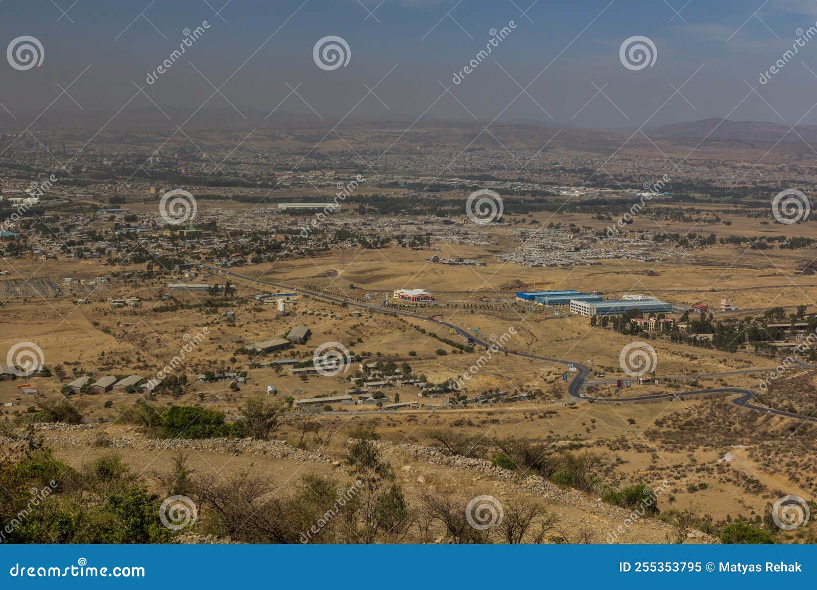 Aerial View of Mekele, Ethiop Stock Image - Image of panoramic, urban ...