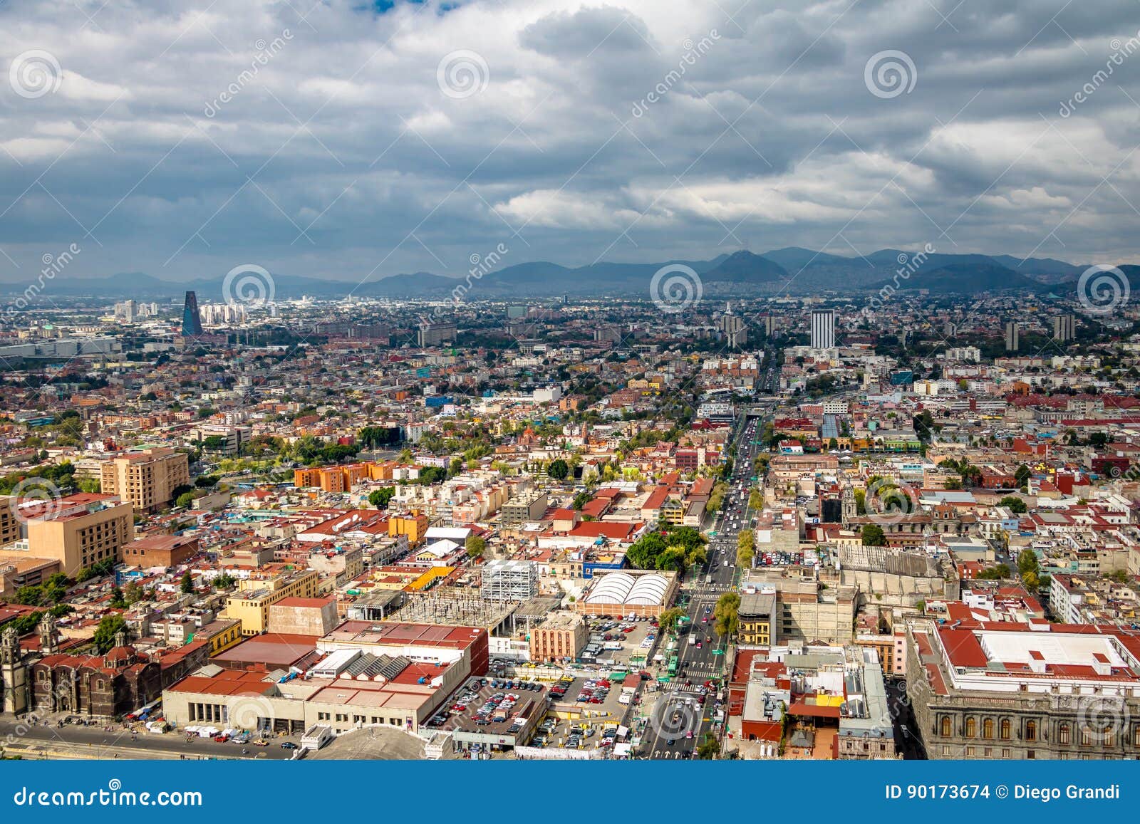 Aerial View of Mexico City - Mexico Editorial Stock Image - Image of ...