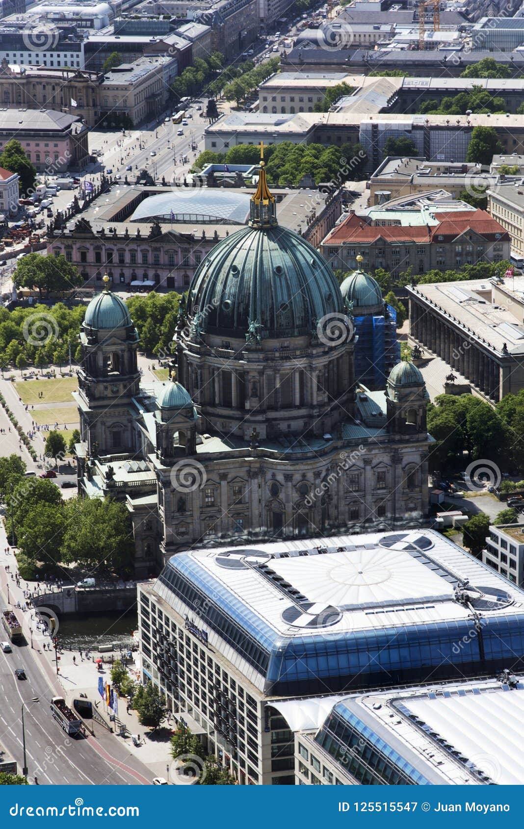 Aerial View of the Mitte District in Berlin, Germany Editorial ...