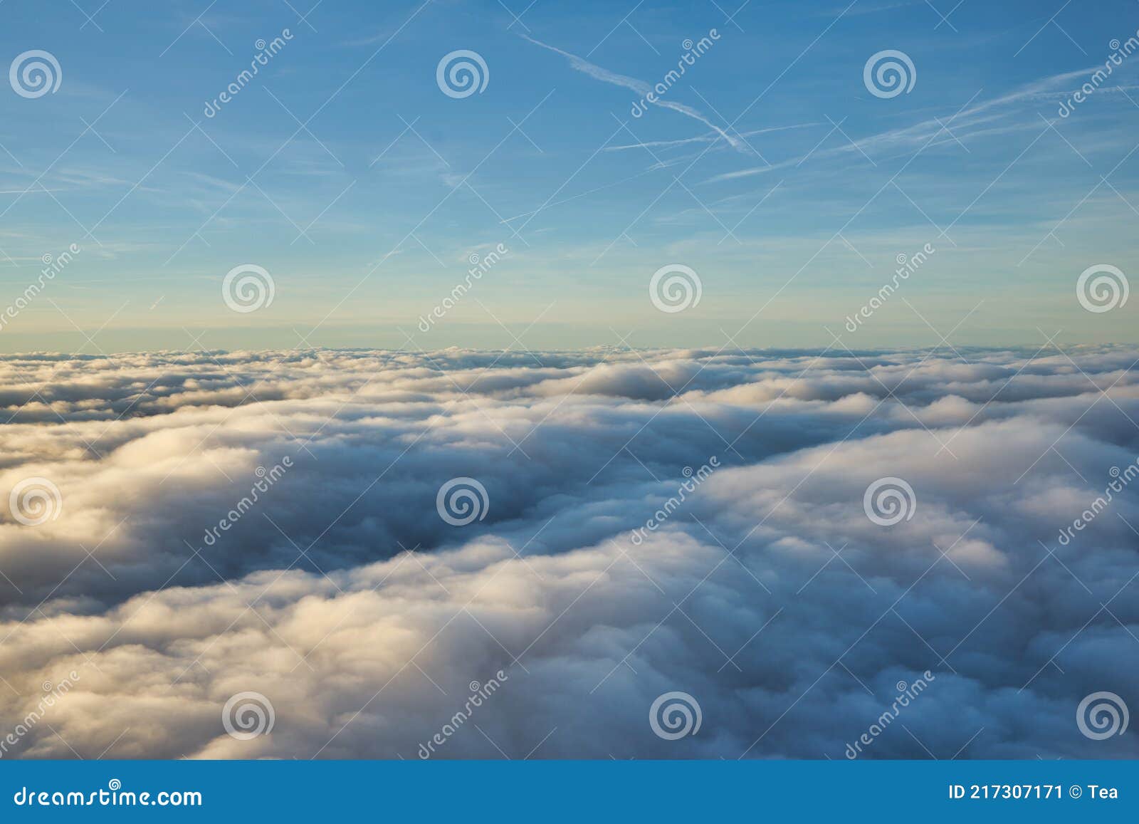 Aerial View from Modern Aircraft Stock Image - Image of horizon, view ...