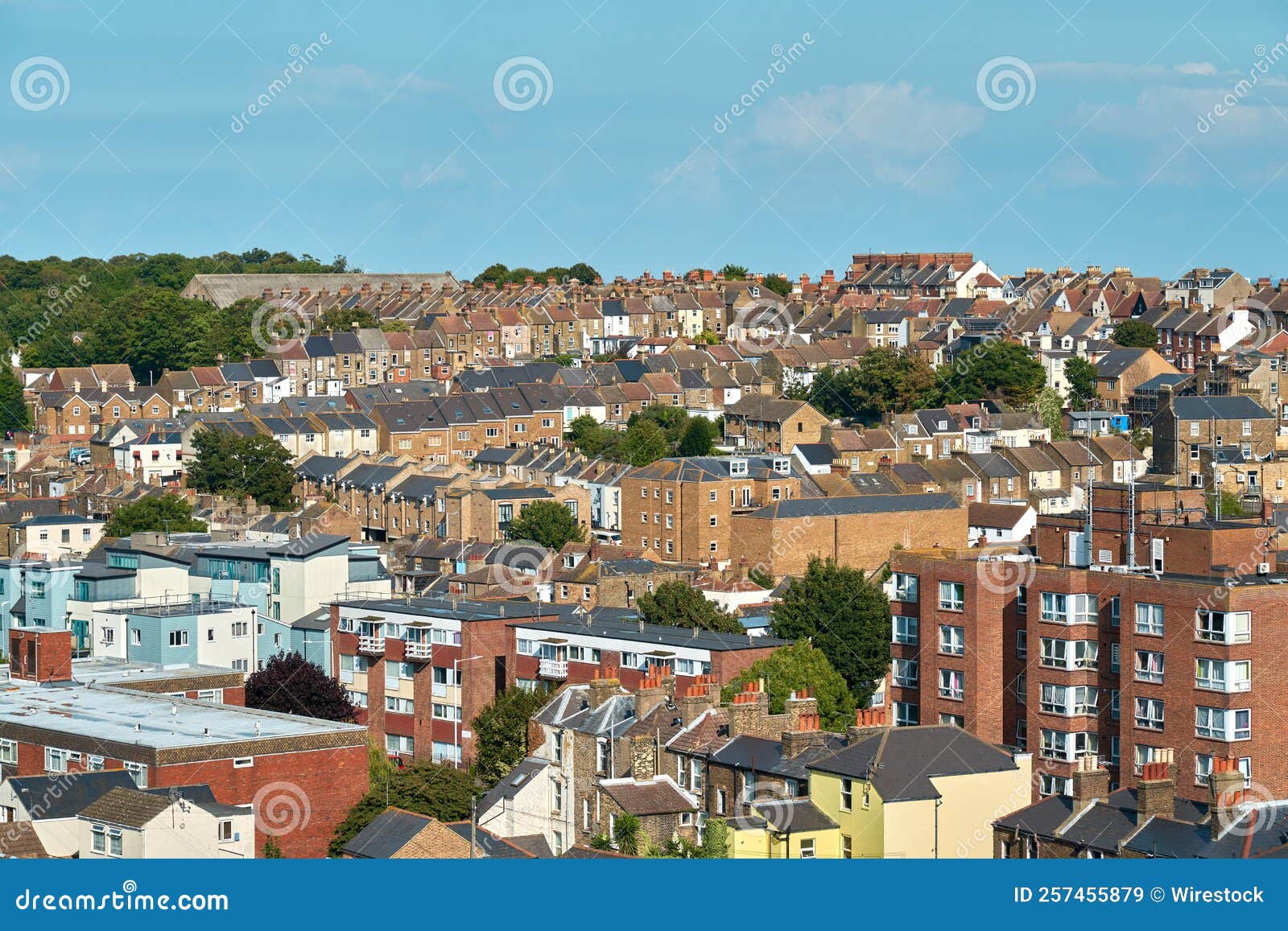 Aerial View of Modern Buildings in Ramsgate, Kent, UK Editorial Stock ...