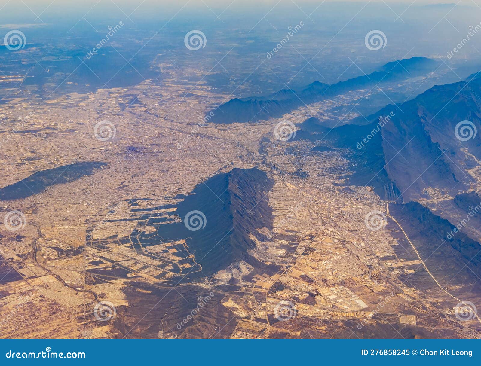Aerial View of the Monterrey Cityscape Editorial Image - Image of city ...