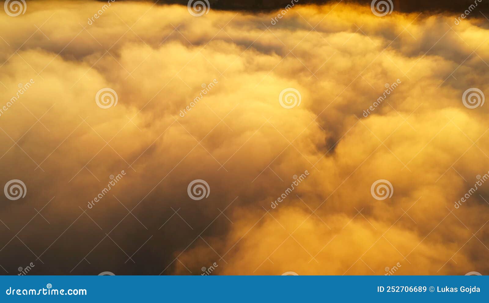 Aerial View of Morning Clouds Stock Image - Image of ecological ...