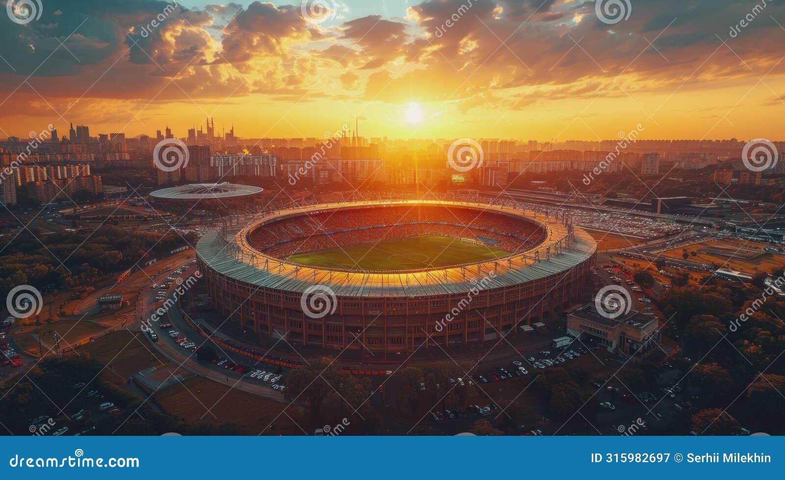An Aerial View of the Most Beautiful Stadium Stock Illustration ... An Aerial View of the Most Beautiful Stadium Stock Illustration ...