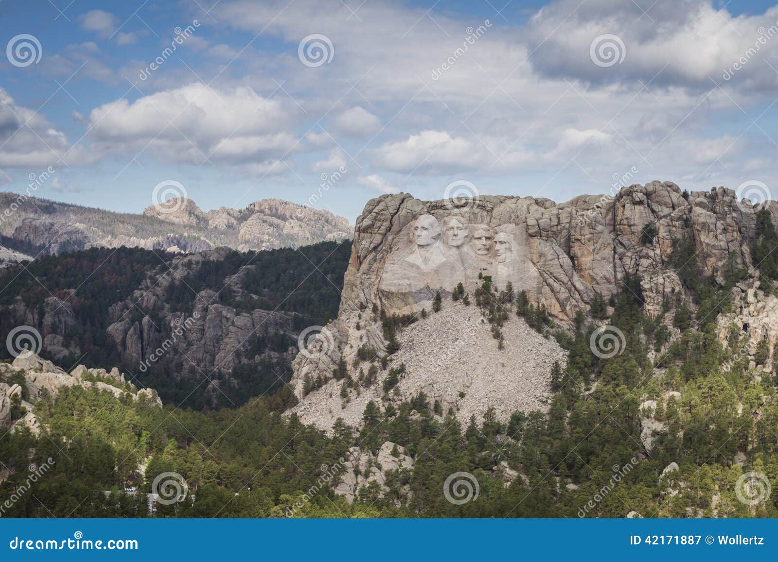 Aerial View of Mount Rushmore Stock Image - Image of leader, memorial ...