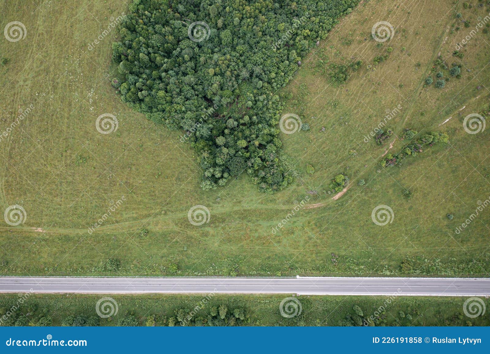 Aerial View on Mountain Road Stock Photo - Image of countryside, curvy ...
