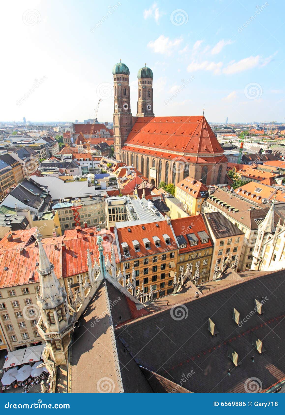 The Aerial View of Munich City Center Stock Photo - Image of aerial ...