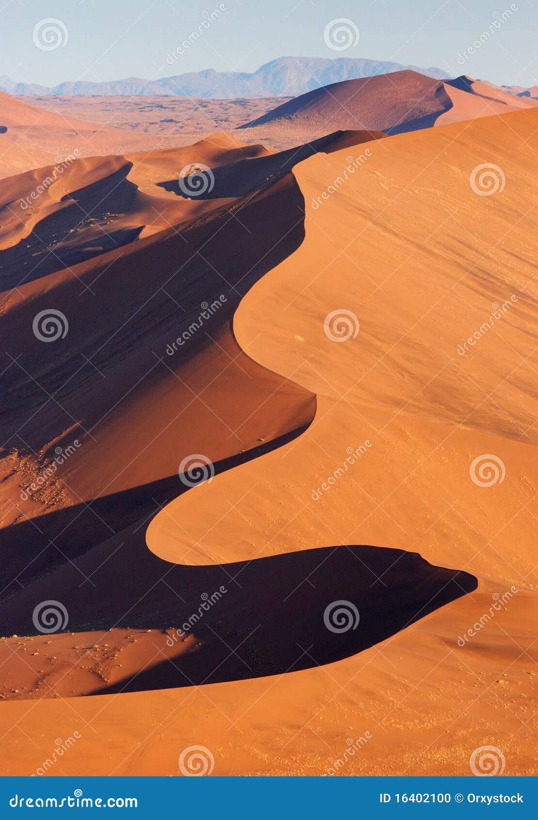 Aerial View of the Namib Desert Stock Photo - Image of namibian, dunes ...