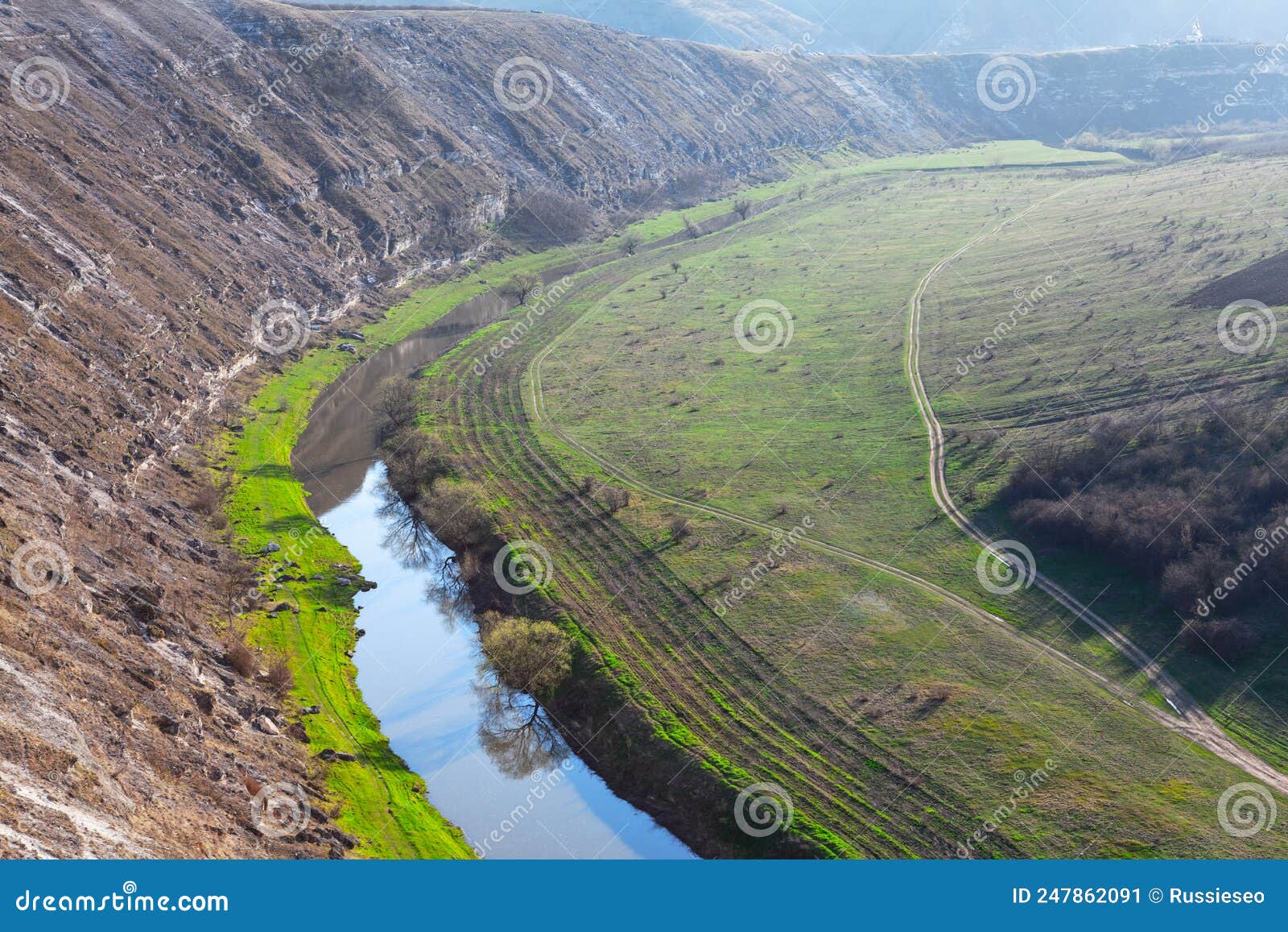 Aerial view of nature stock image. Image of fields, outside - 247862091